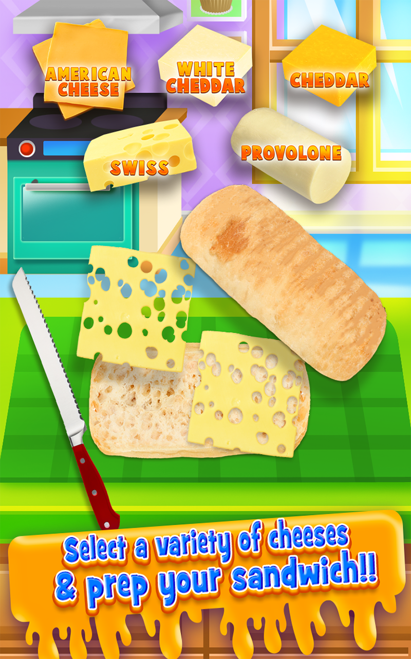 Grilled Cheese Sandwich Maker - Kids School Lunch Cheesy Toast Maker ...