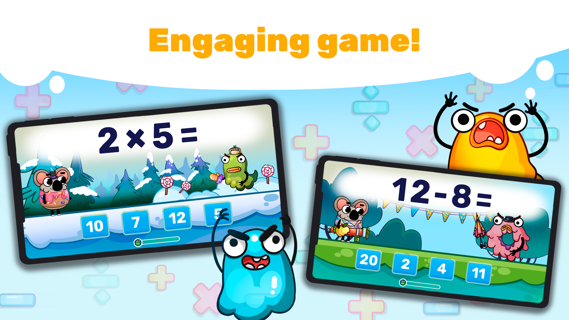 Fun Maths: master maths facts in cool game! (Addition, subtraction ...