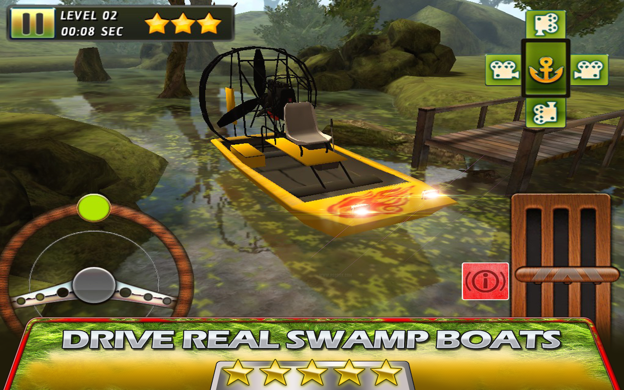 Swamp boat parking - 3D racer - App on the Amazon Appstore
