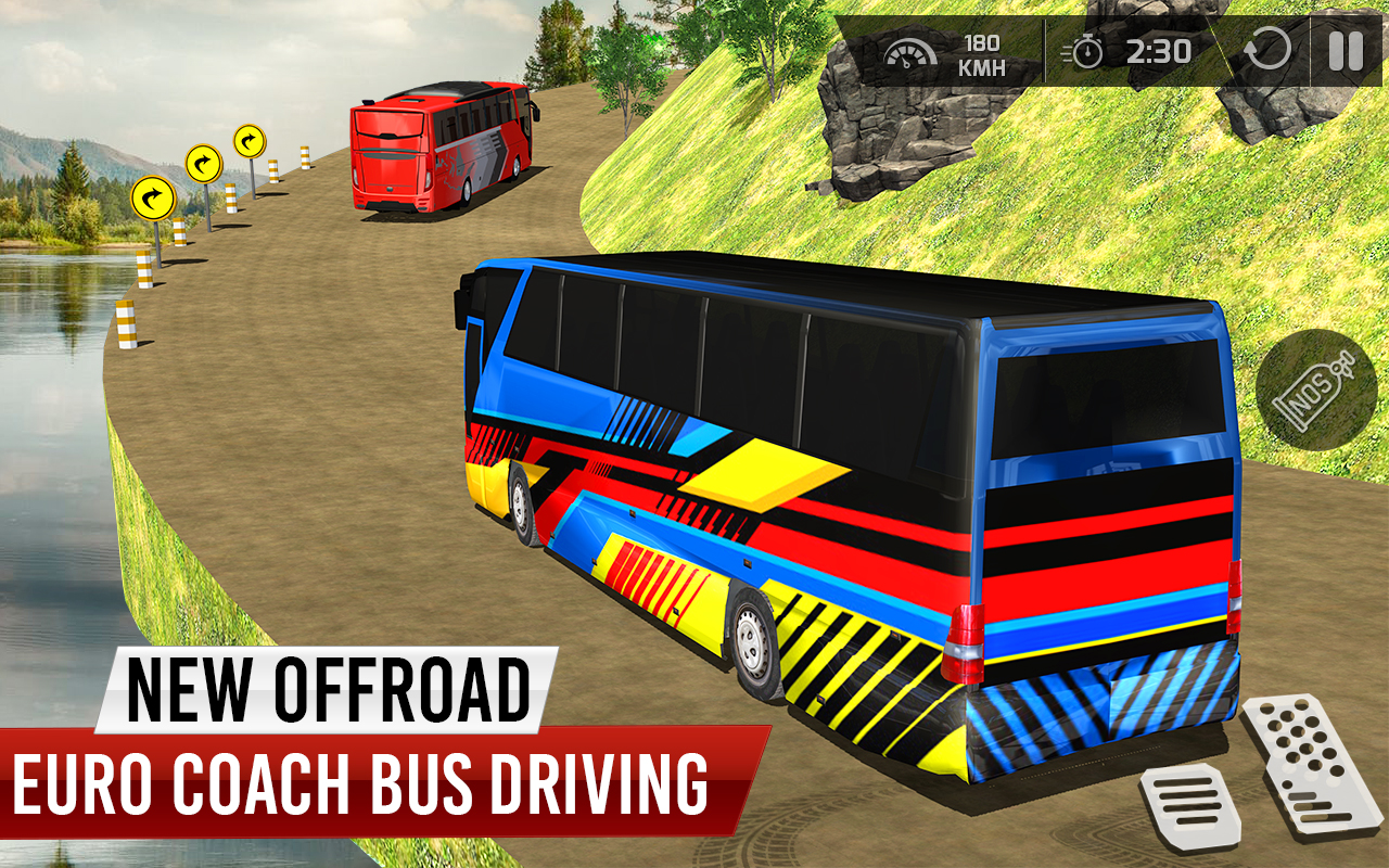 Public Transport Bus Driving Simulator Euro Coach: Offroad Drive Bus ...