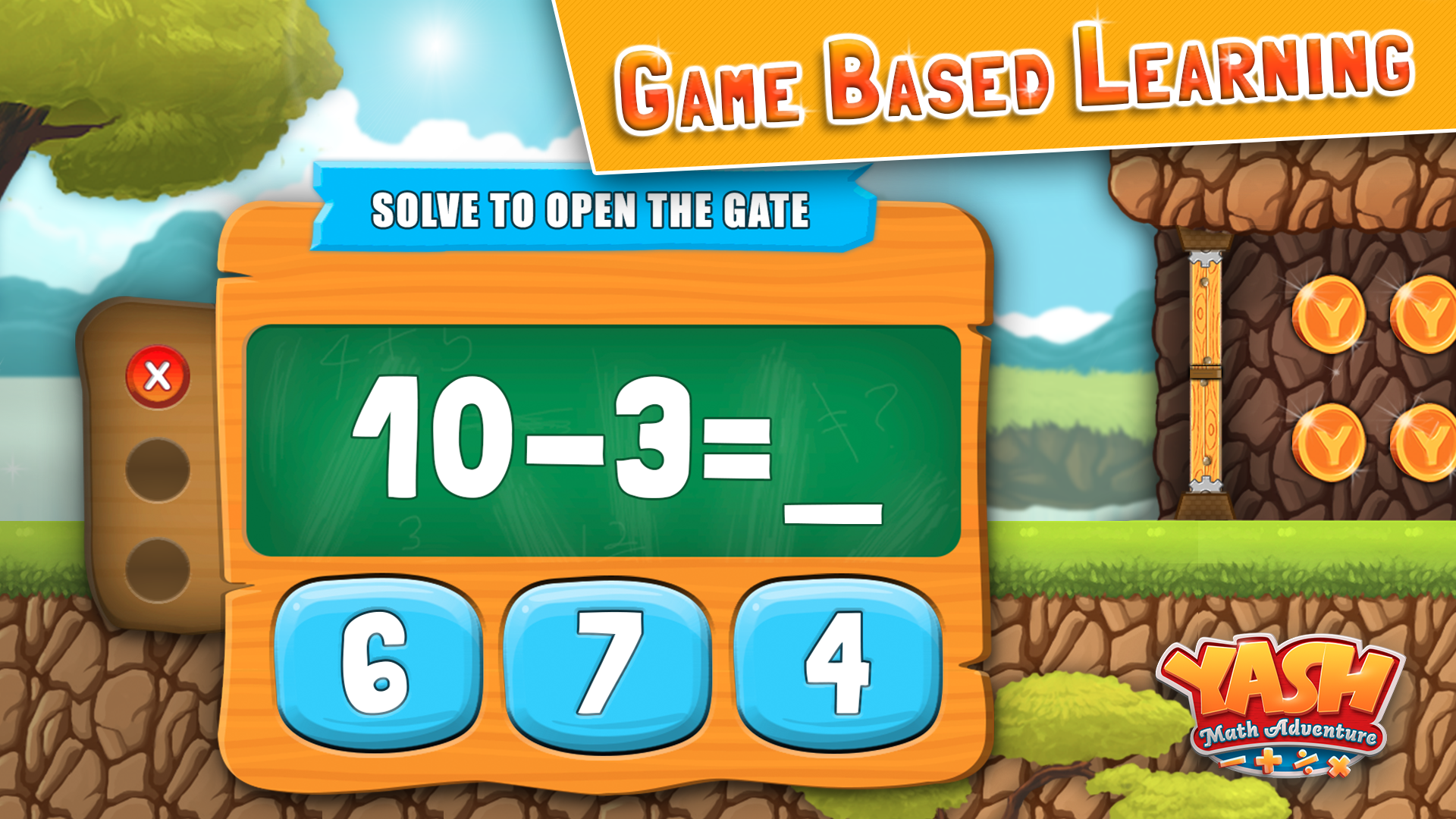 Yash Math Adventure: Elementary math game for kids in 1st, 2nd, & 3rd ...