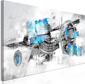 Amazon.de: decomonkey Bilder Abstrakt 150x50 cm 1 Teilig Leinwandbilder Bild auf Leinwand Vlies ...