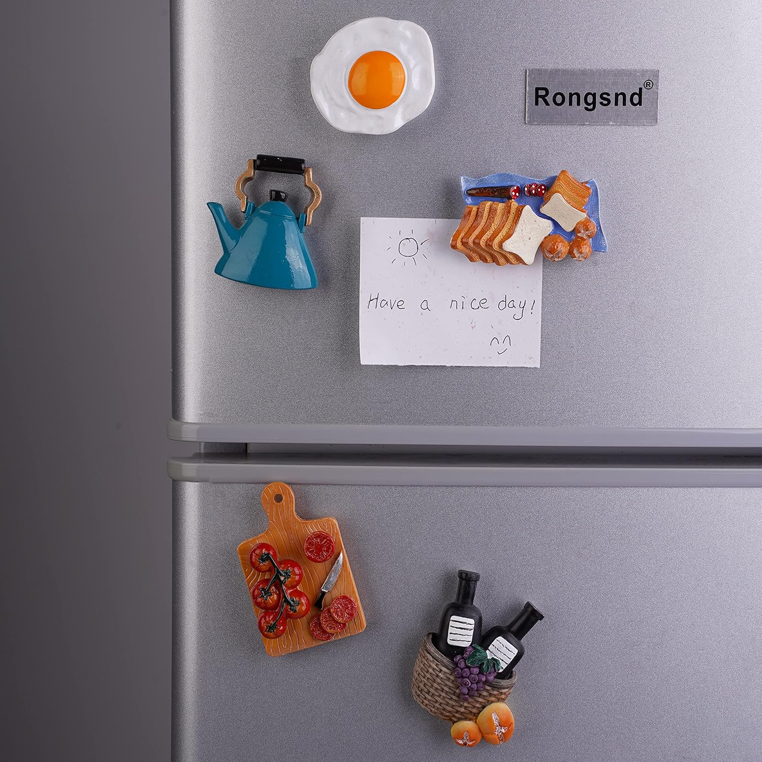 Aiuwo Imanes de refrigerador para imanes de refrigerador, bonitos imanes de decoración de cocina ...