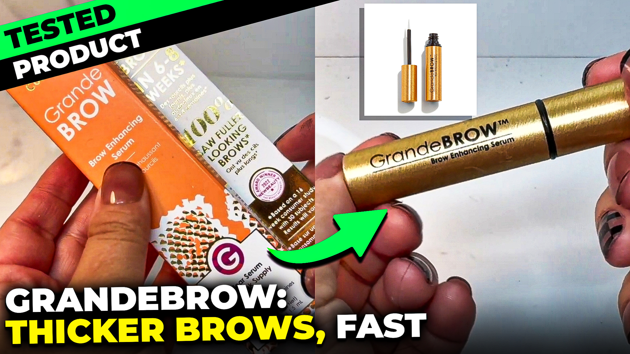 Watch Get Your Brows Looking Grande! GrandeBROW Enhancing Serum on ...