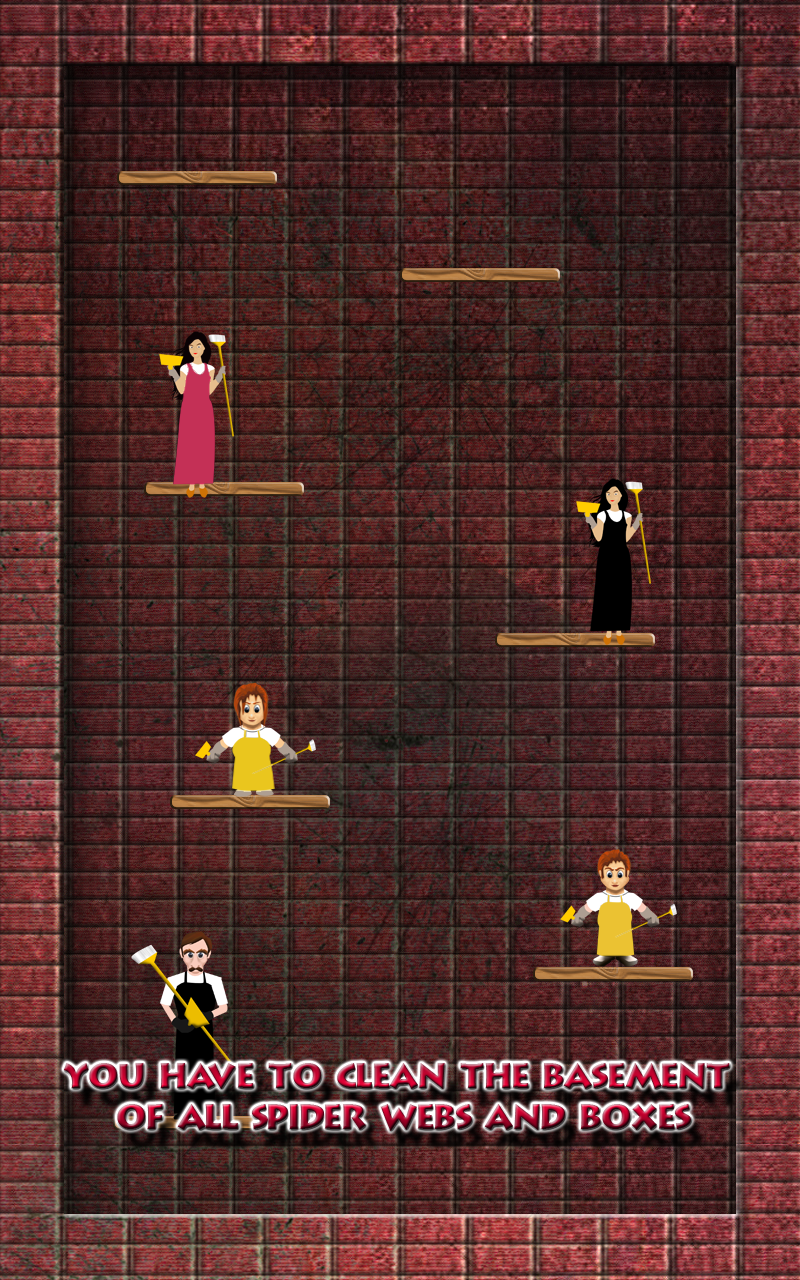Spring Cleaning Time : Jump to Get Out of the Dirty Basement - Gold ...