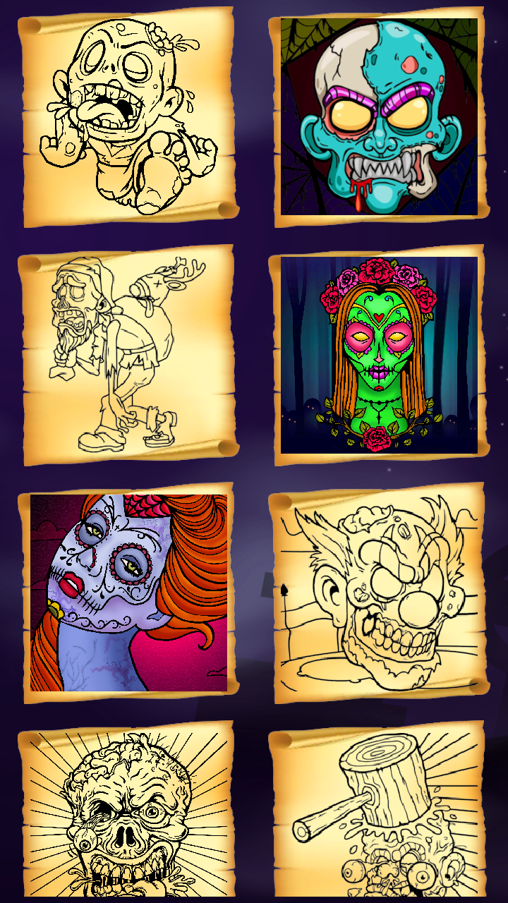 Zombie Coloring - Color by Numbers & Drawing Art - App on Amazon Appstore