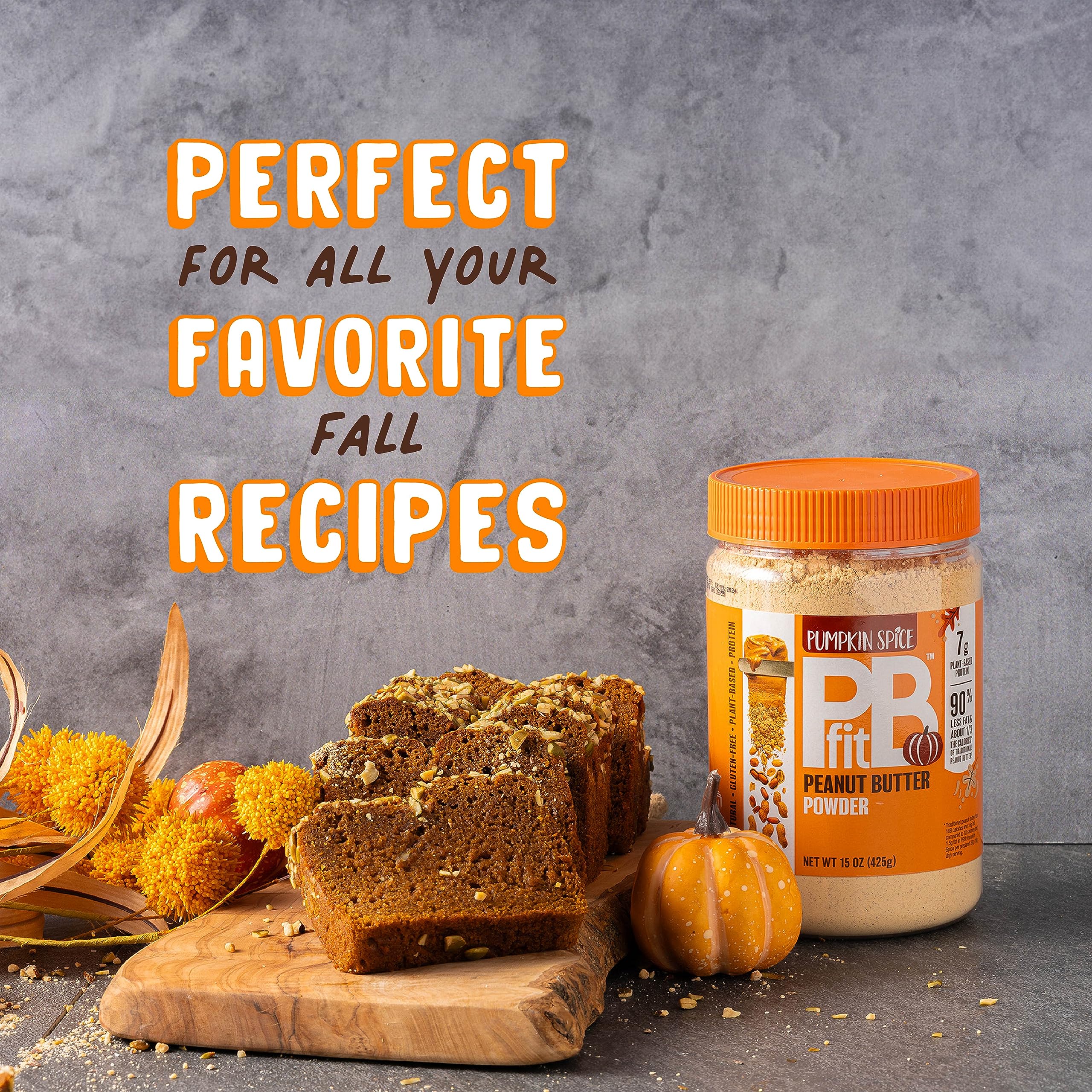 Snapklik.com : PBfit Pumpkin Spice All-Natural Peanut Butter Powder