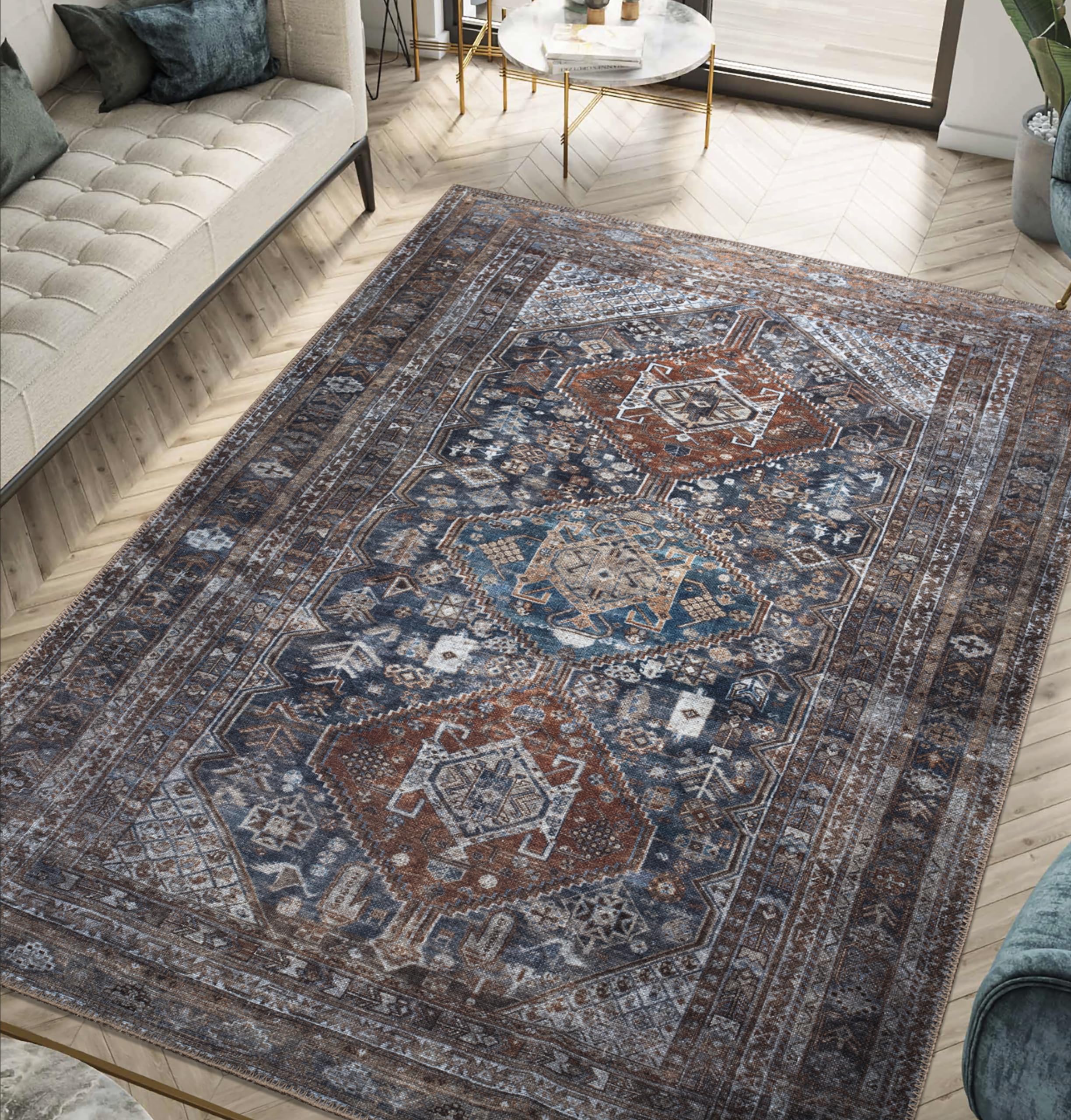 Amazon.com: Keen Home Design 9x12 Rug - Machine Washable Area Rug with ...