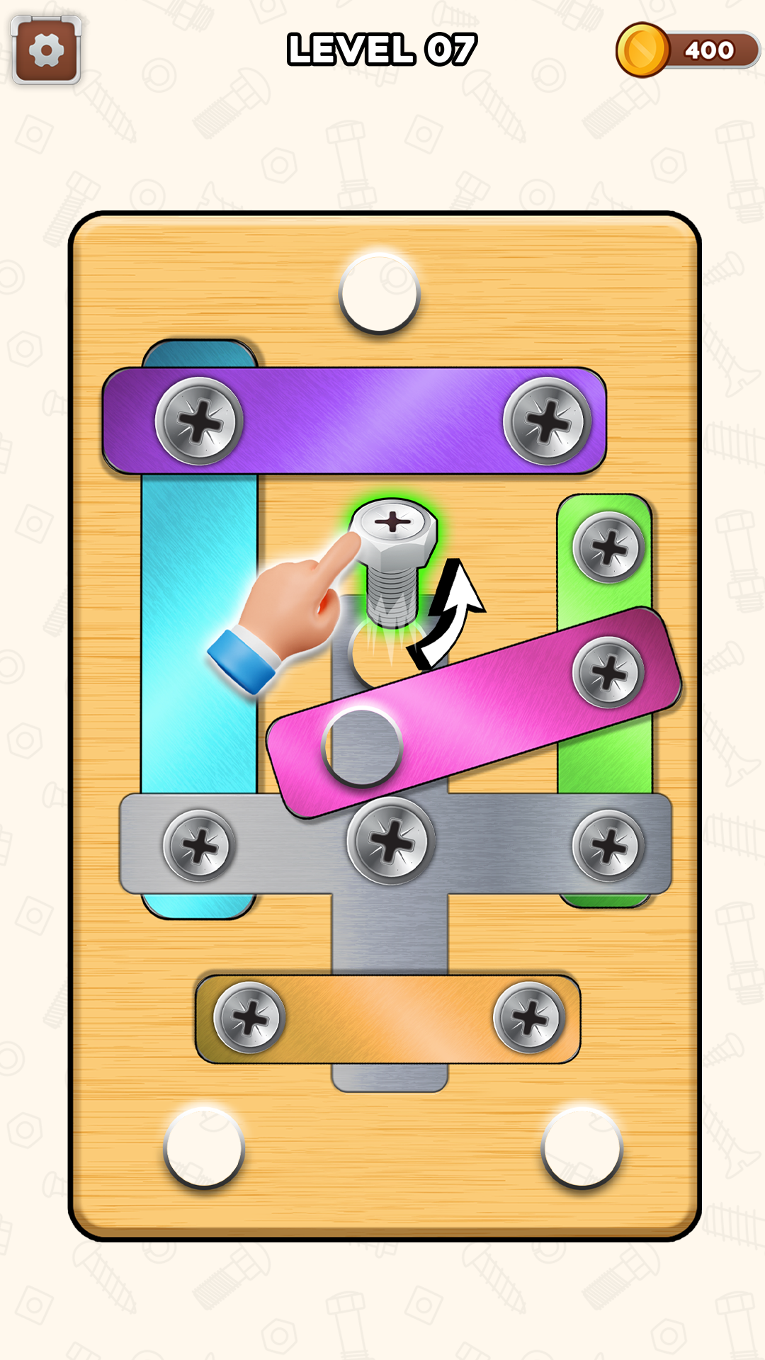 Screw Nuts And Bolts 3D Puzzles For Adults - Wood Nuts and Bolts Puzzle Board Game - App on ...