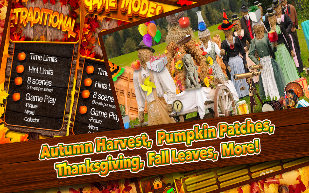 Hidden Objects Fall Thanksgiving Harvest Season – Object Time Puzzle ...
