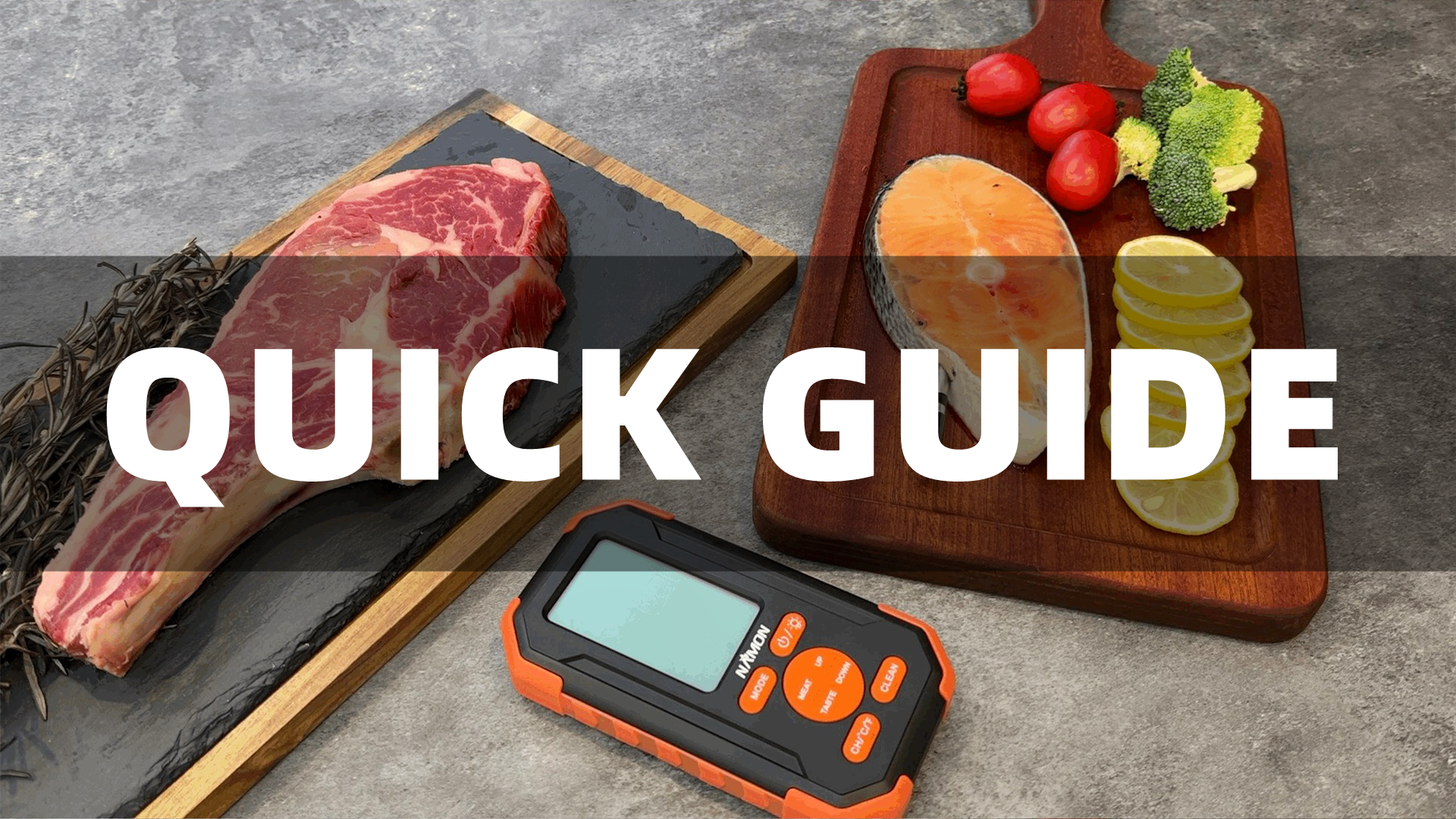 Watch Quick guide of meat thermometer on Amazon Live