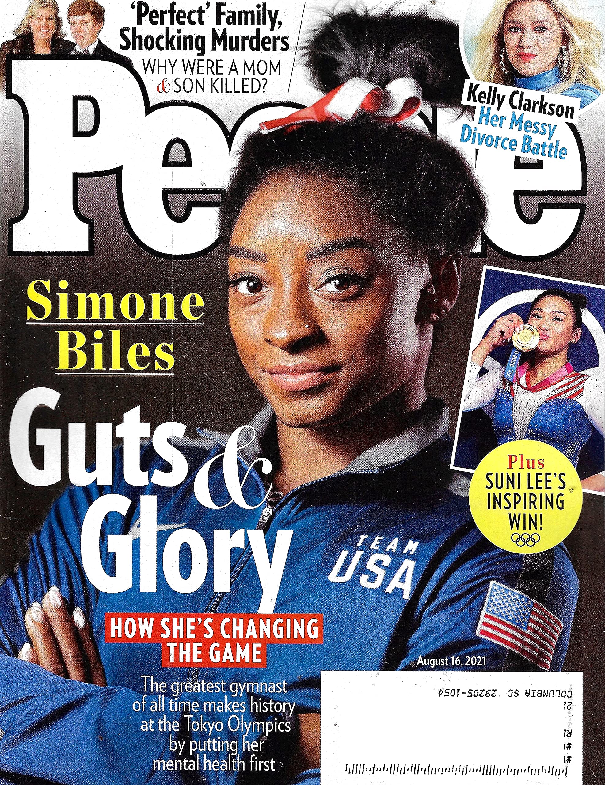 People Magazine August 16, 2021 SIMONE BILES Cover: People Magazine ...