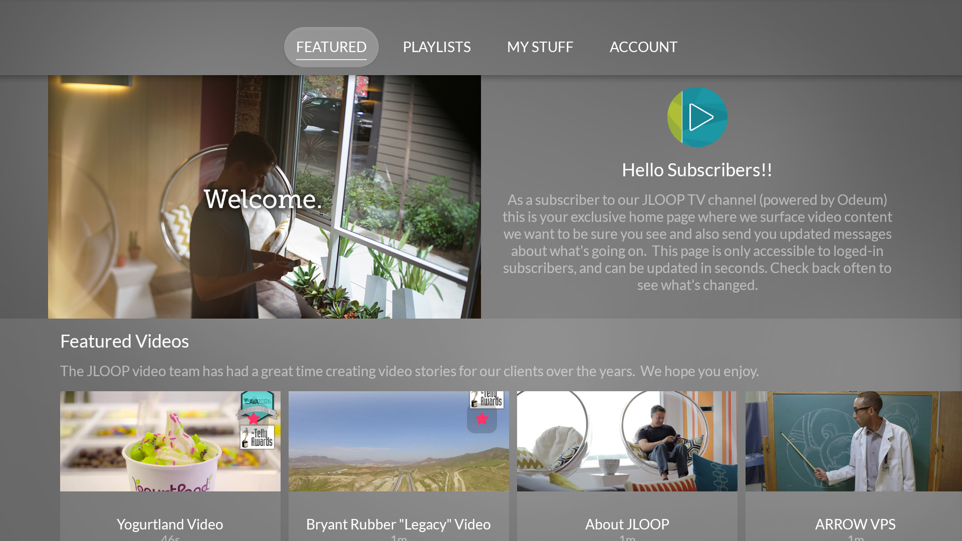 JLOOP TV - App on Amazon Appstore