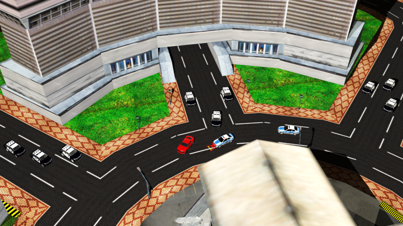 City Crime Town Highway Police Car Chase 3D-Grappler Police Bumper Car ...