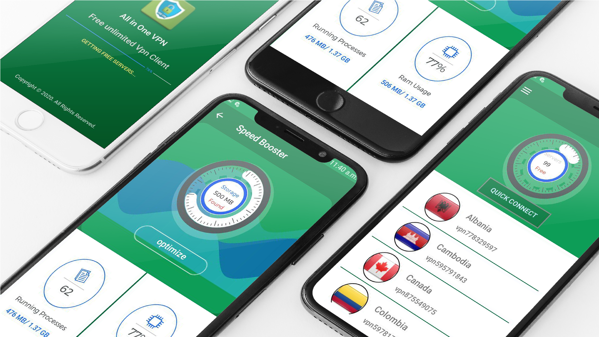 All in One Vpn free Clients & Speed Booster/Tester - App on the Amazon ...