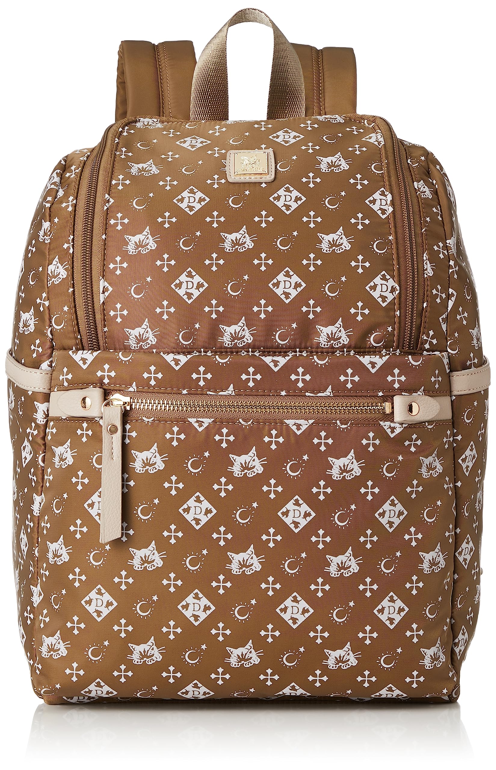 Amazon.co.jp: [わちふぃーるど] 猫のダヤン リュック 軽量 撥水 コンパクト 軽い 大容量 レディース ダヤン 猫 グッズ バッグ WTSK-05 ラウンドリュック オーク ...