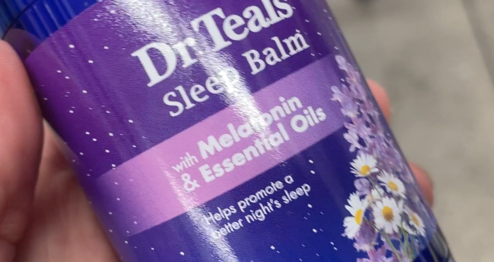 Watch Dr. Teals Melatonin and Essential Oil Balm on Amazon Live