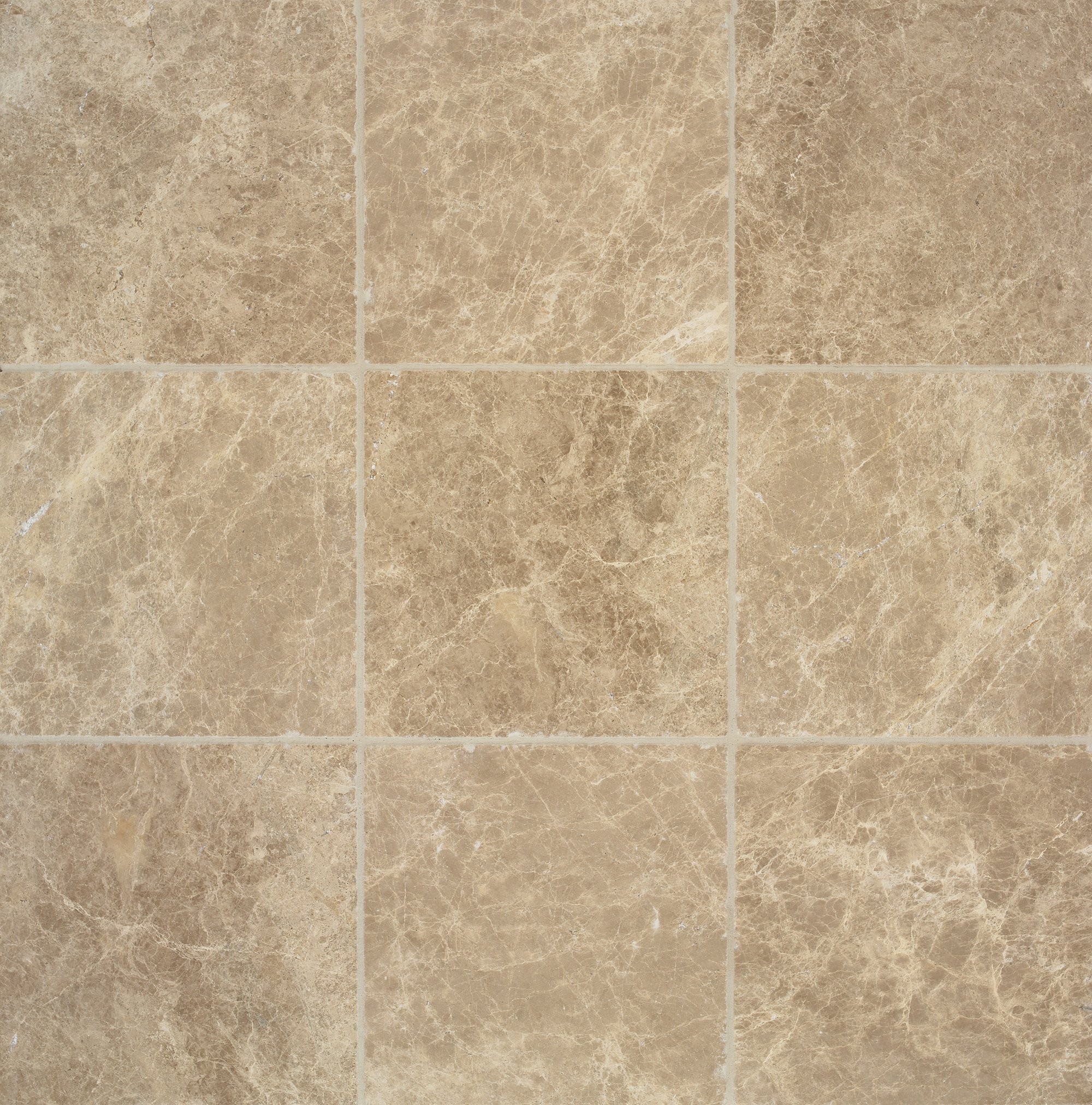 Arizona Tile 4 by 4-Inch Tumbled Marble Tile, Emperador Light, 10-Total ...