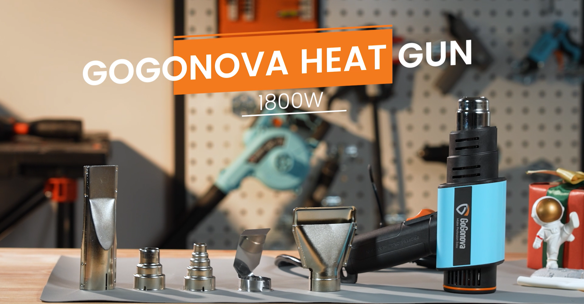 Snapklik.com : 1800W Heat Gun, GoGonova Heavy Duty Soldering Hot Air ...
