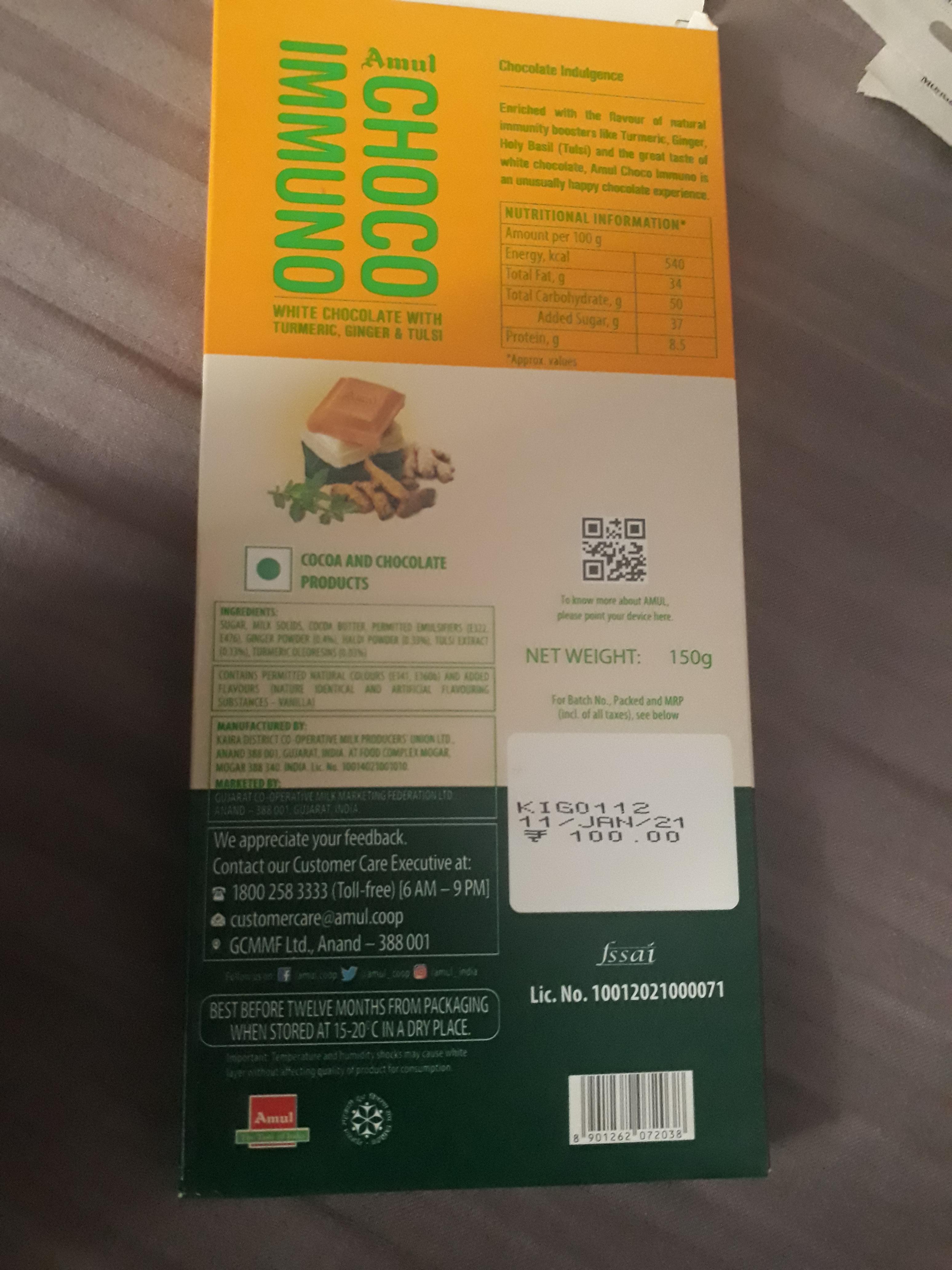 Amul Choco Immuno 150g,Pack of 3 : Amazon.in: Grocery & Gourmet Foods