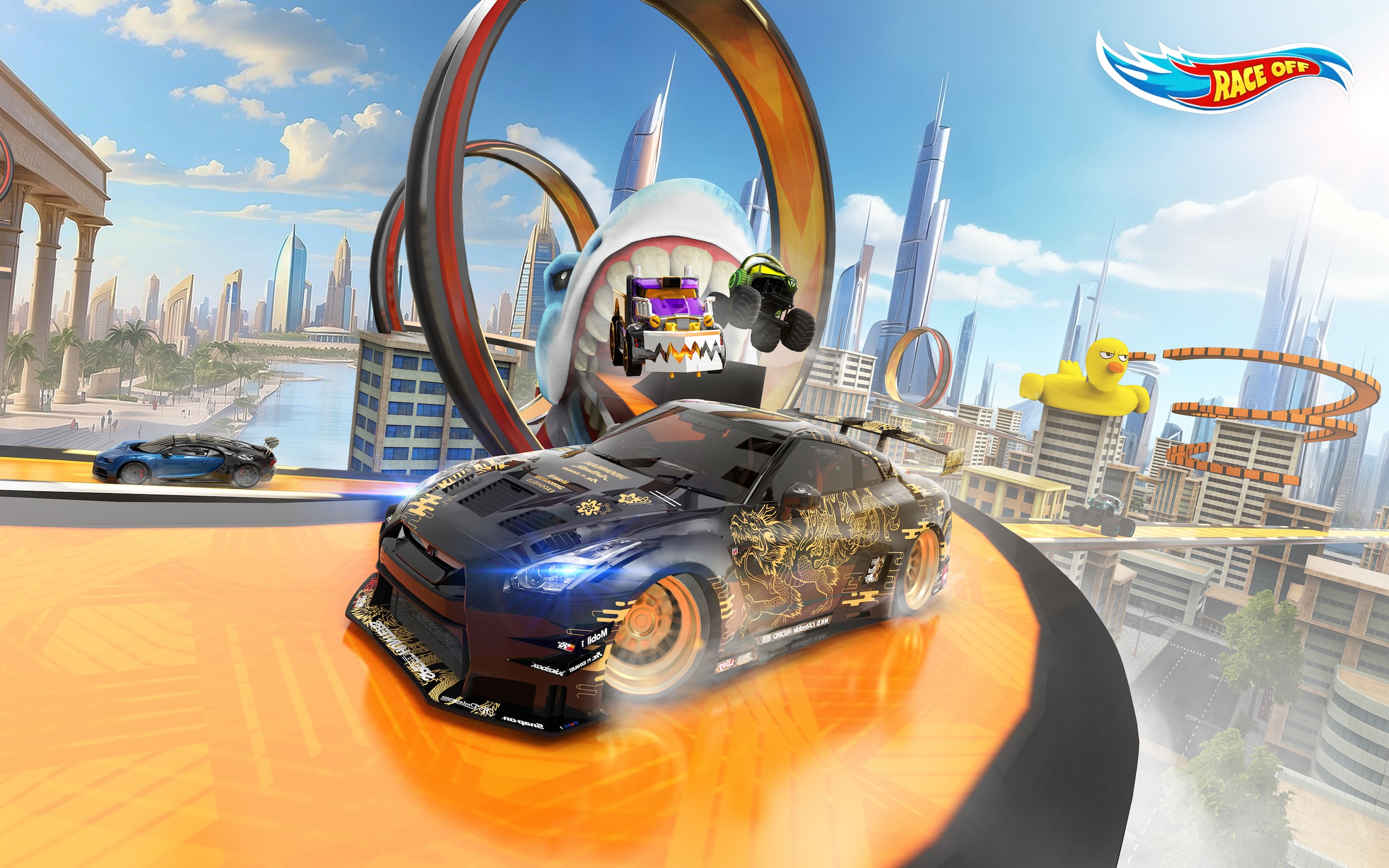 Hot Wheels - Race Off Hot Car Wheels Mega Ramp Car Stunts Games - App ...
