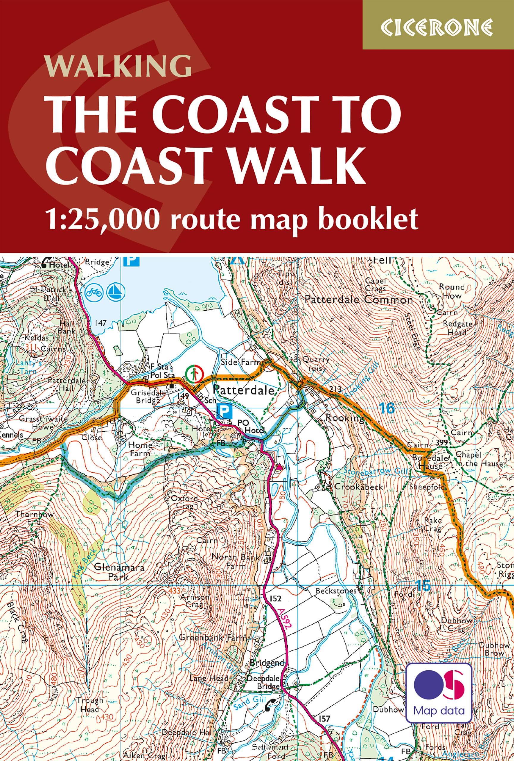 The Coast to Coast Walk Map Booklet (1:25,000 route map): 1:25,000 OS ...