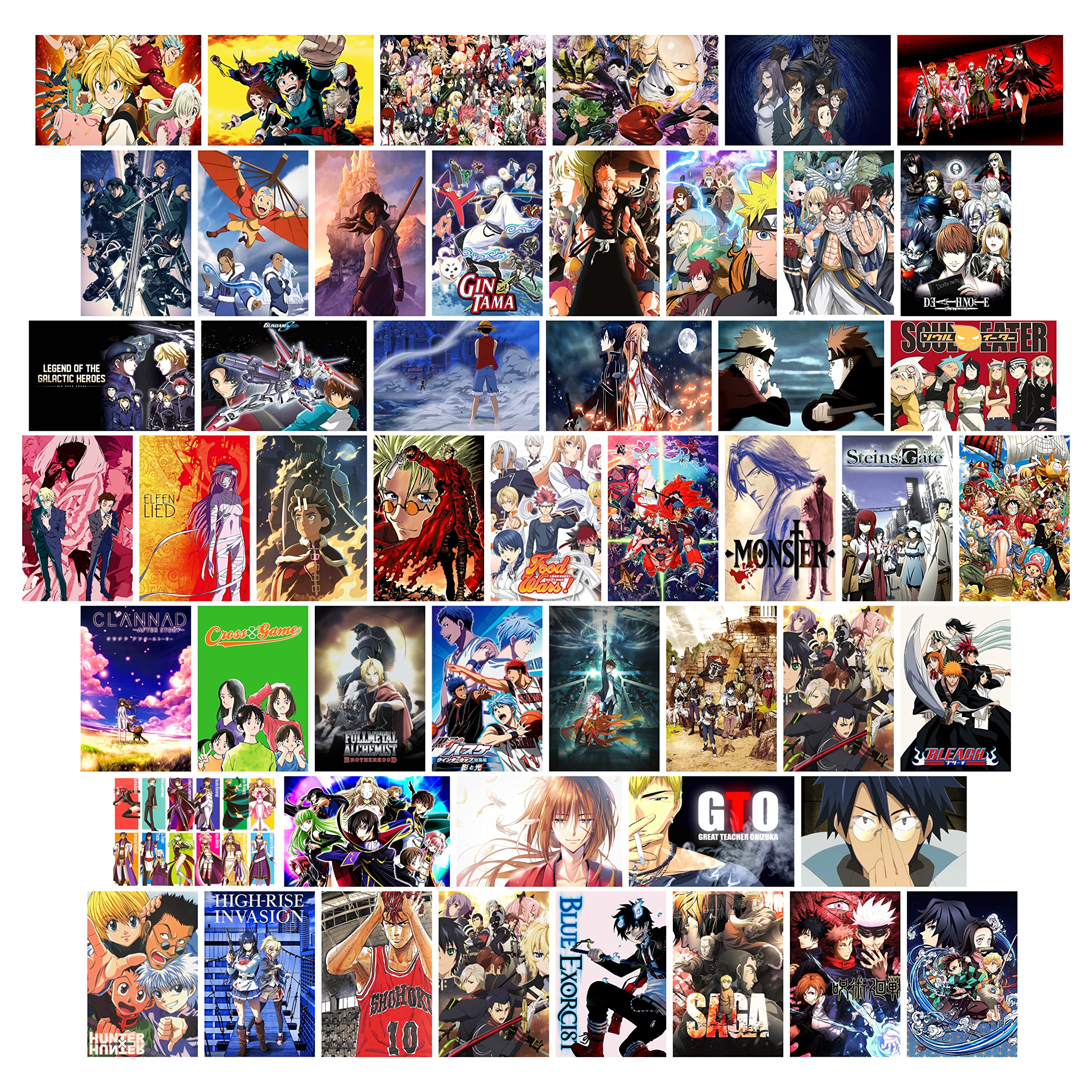 DEED WALL Anime Posters for Room Aesthetic, Anime Room Decor Aesthetic ...