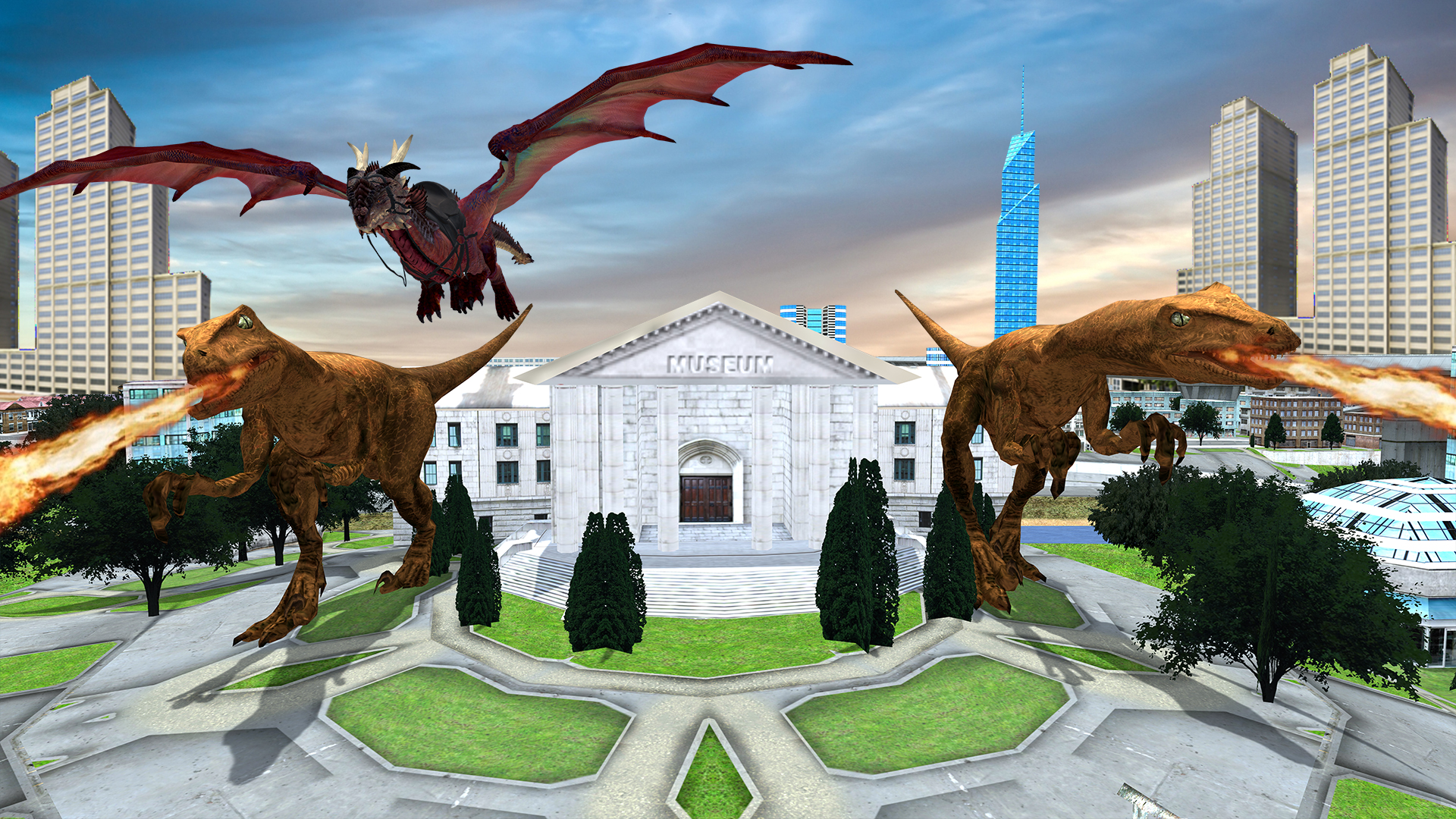 Dinosaur Hunter City Attack Destruction Simulator - App on Amazon Appstore