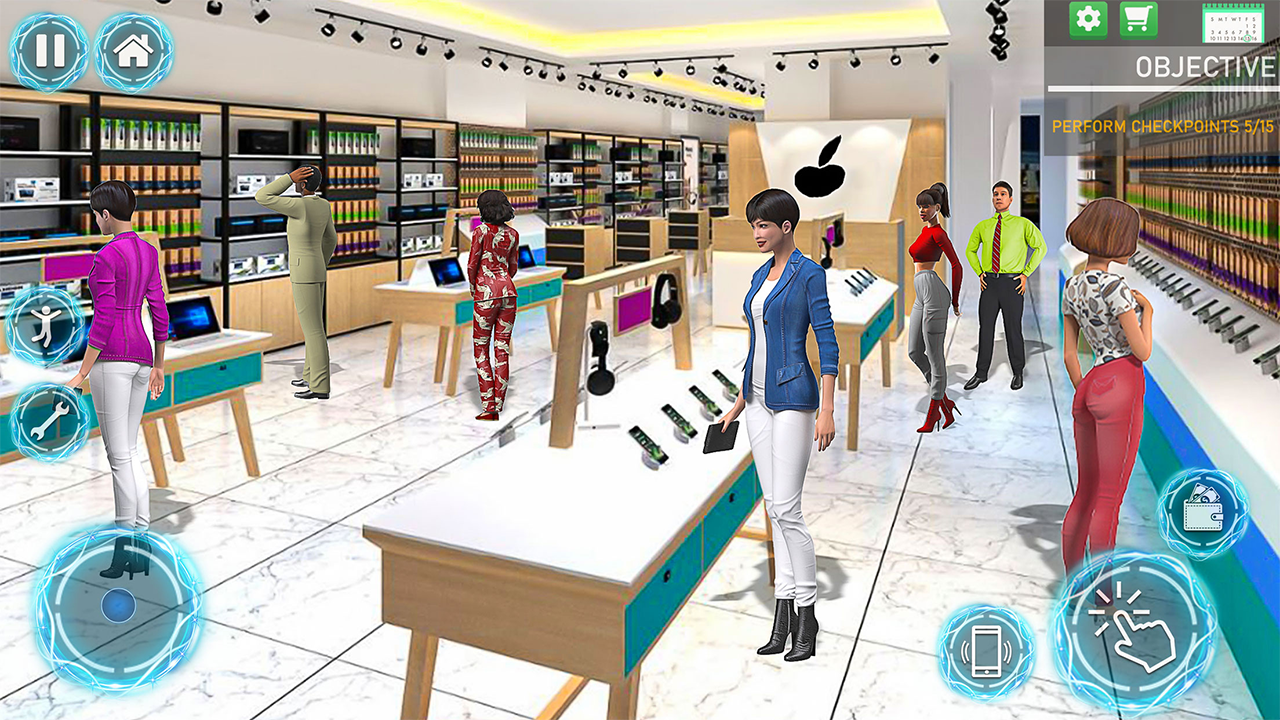 Hi-Tech Electronic Store Factory Simulator Games 3D: Buy and Sell ...