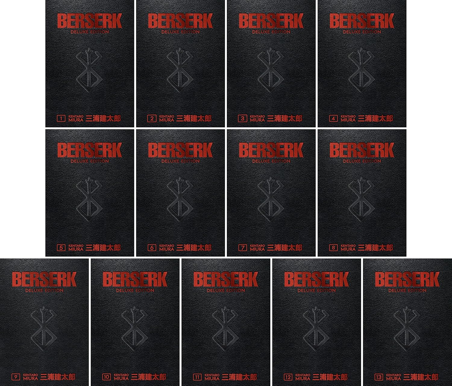 Berserk Deluxe Hardcover Collection, Books 1-13 | Amazon.com.br