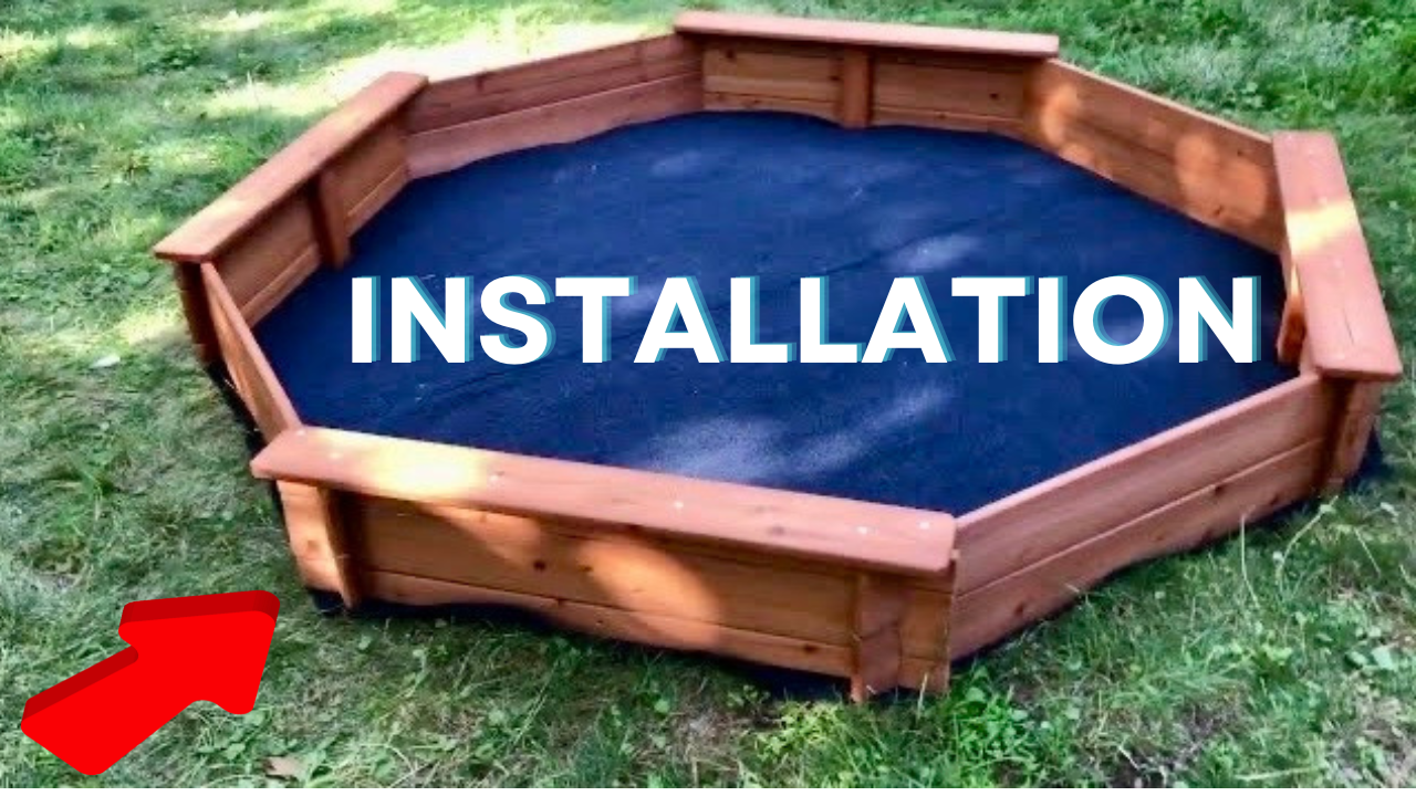 Watch cedar sandbox, installation on Amazon Live