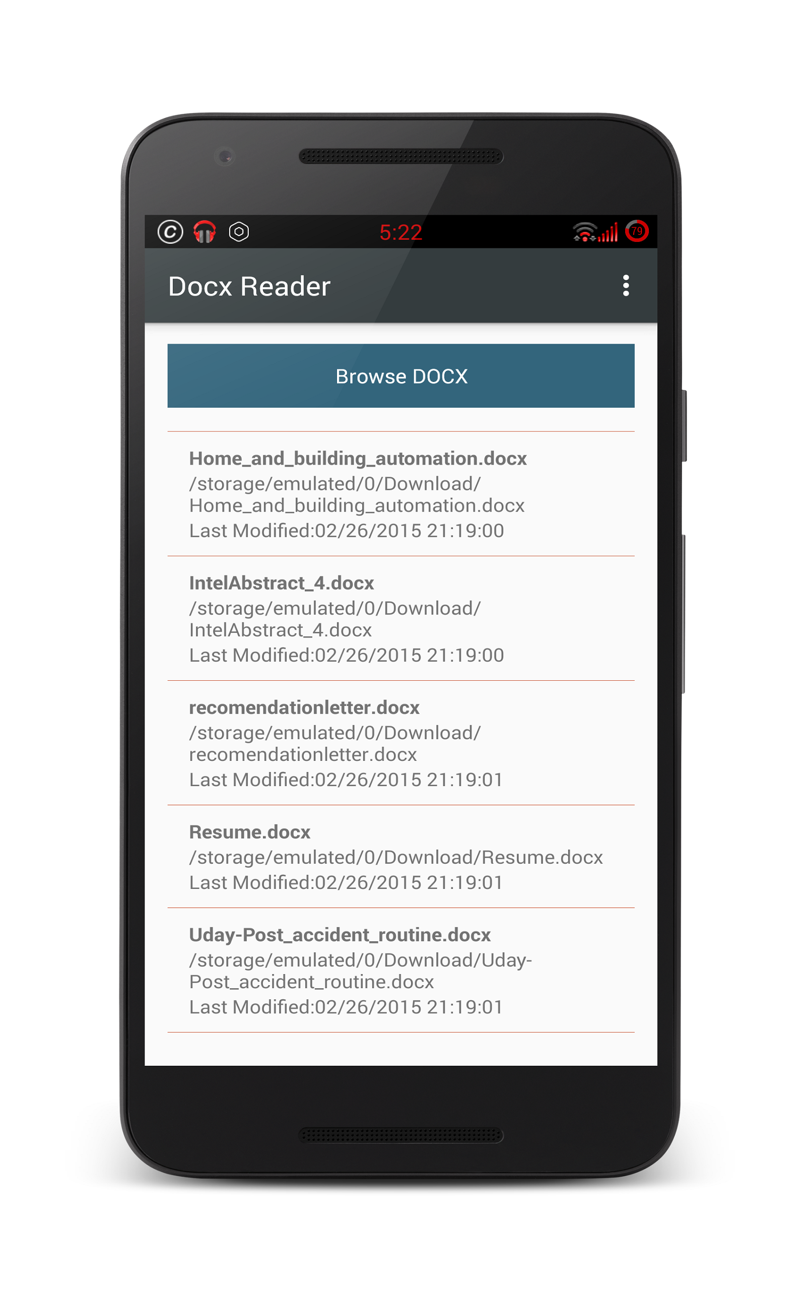 Docx Reader - App on the Amazon Appstore