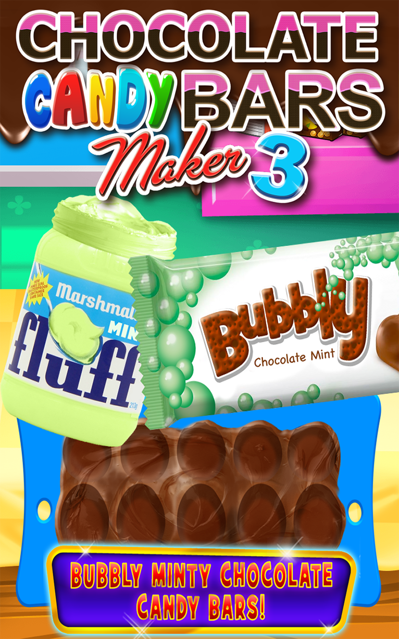 Chocolate Candy Bars 3 - Kids Candy Cooking Games & Candy Bar Maker ...