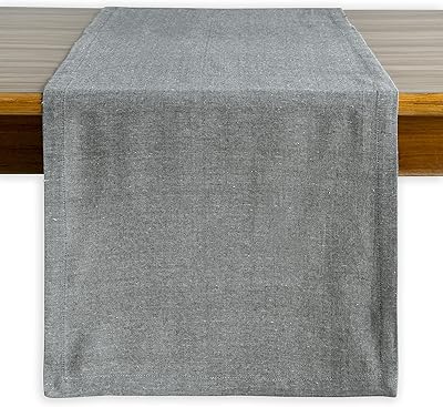 Amazon.com: Winotic Table Runner 13 x 72 Inches Long, Cotton Linen ...