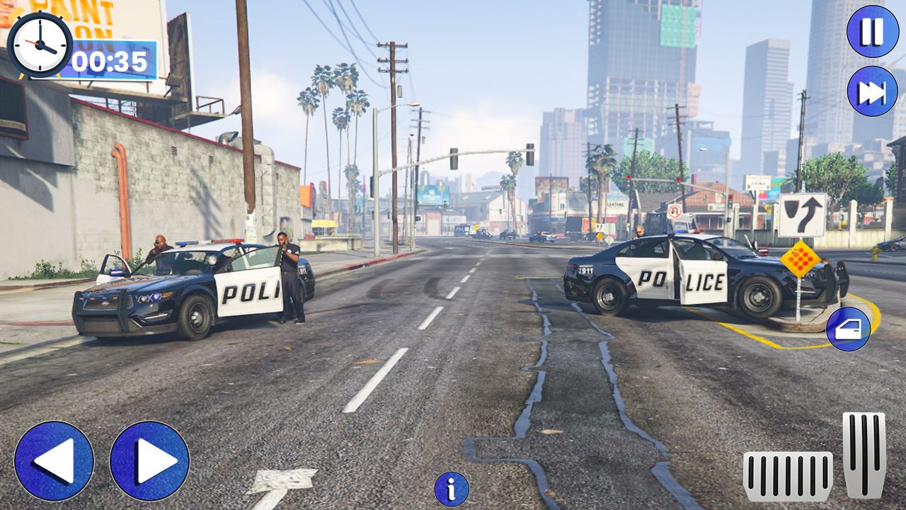 Real Open World Police Car Chase, Mafia City Games- Gangster Auto Town ...