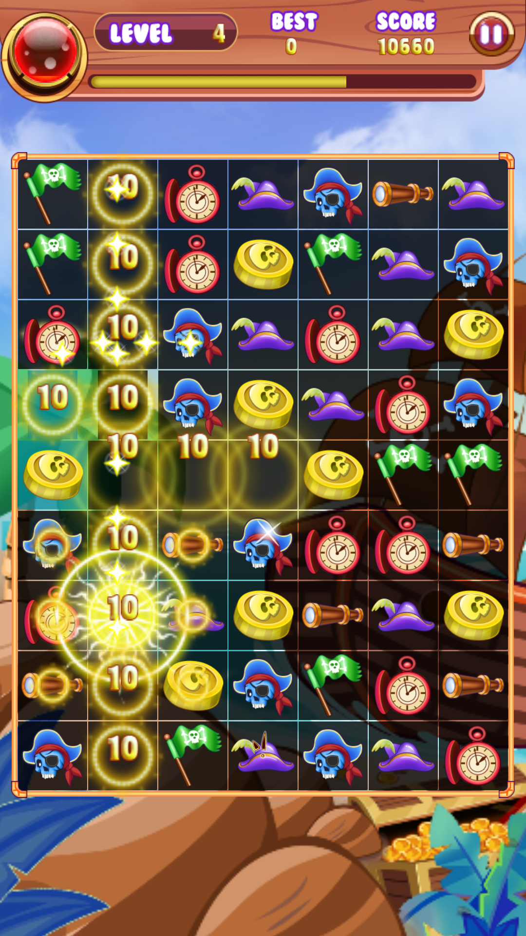 Pirates Treasure: Match 3 - App on the Amazon Appstore