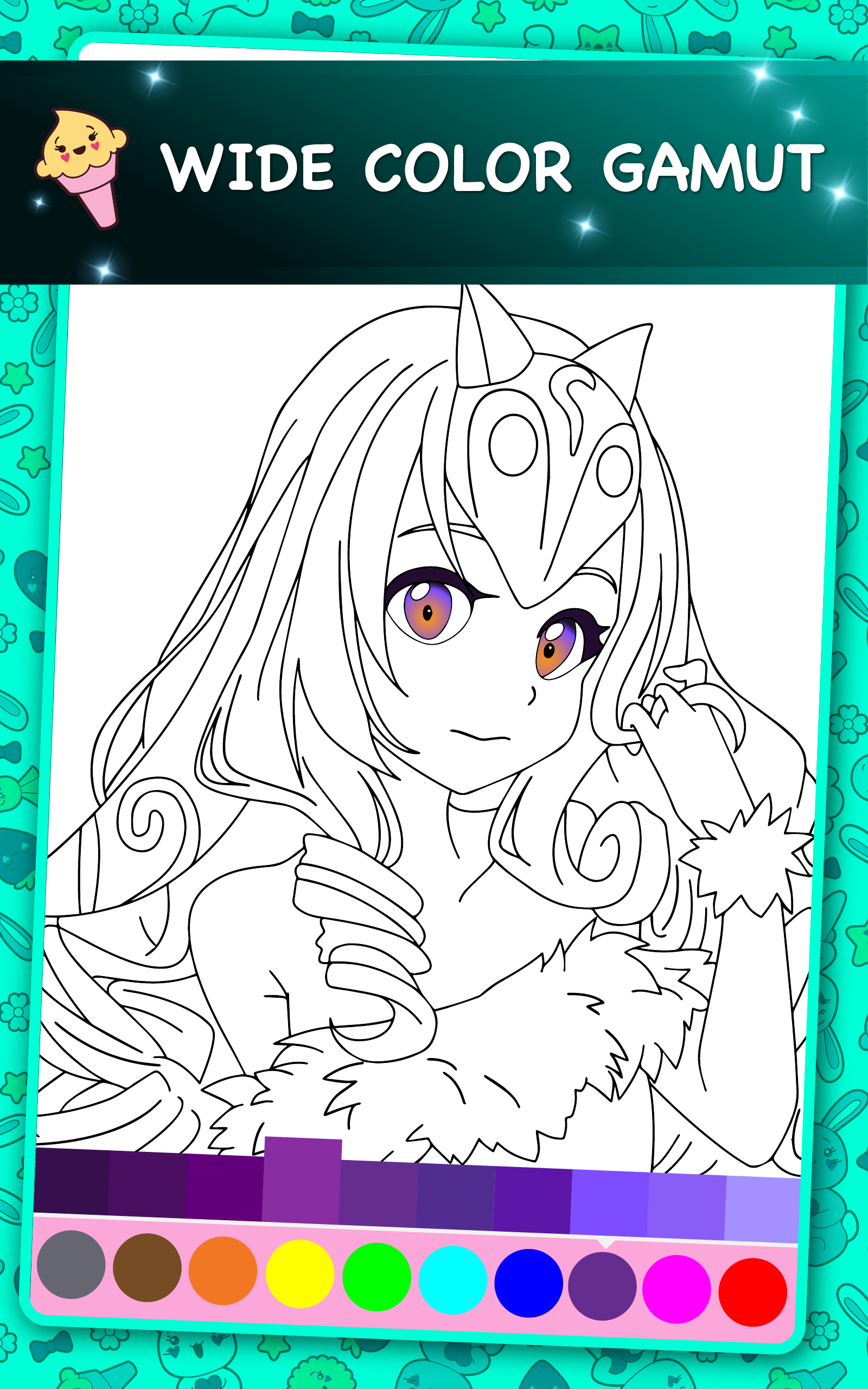 Kawaii - Anime Animated Coloring Book - App on Amazon Appstore