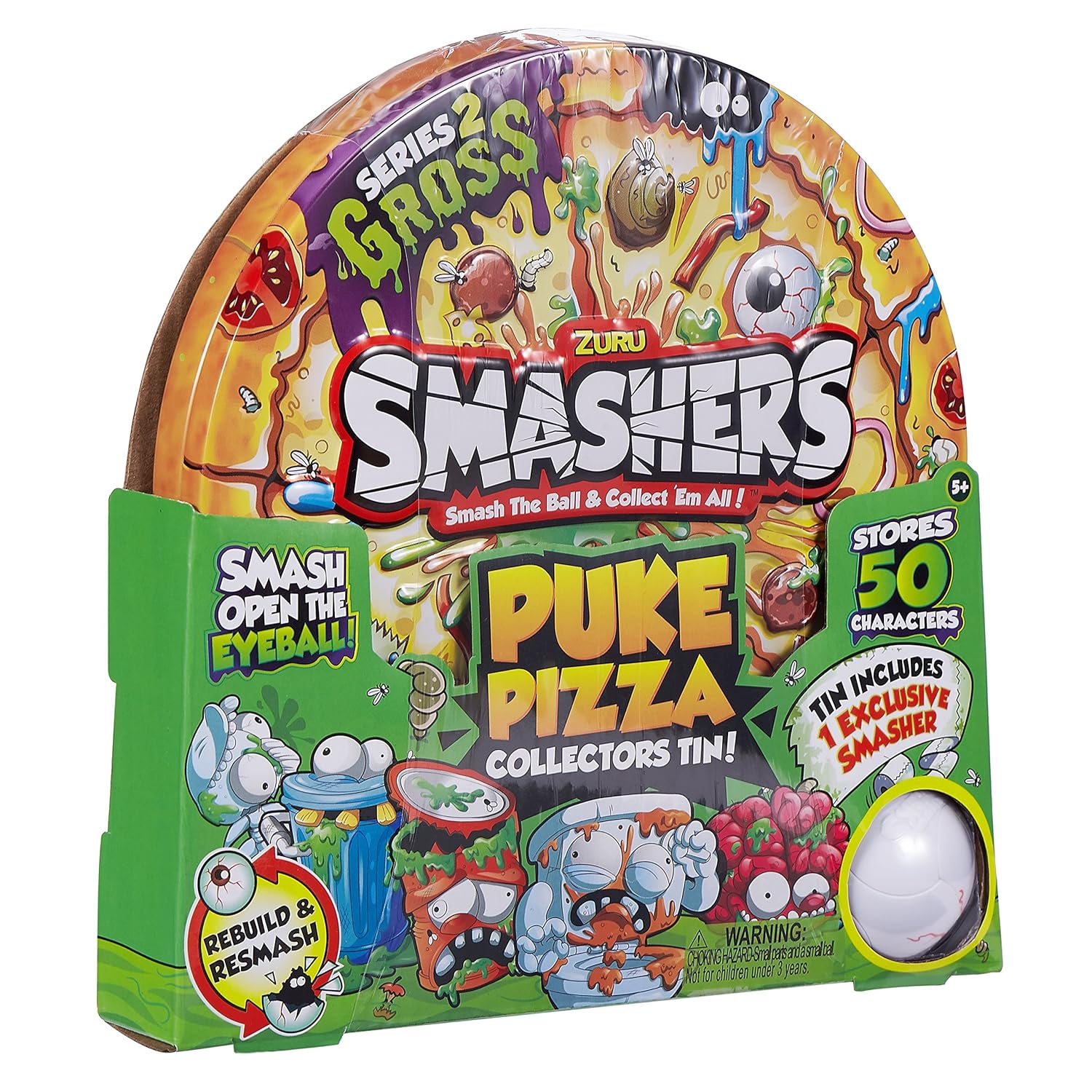 Buy Smashers Series 2 Gross Puke Pizza Collectors Tin Online at Low ...