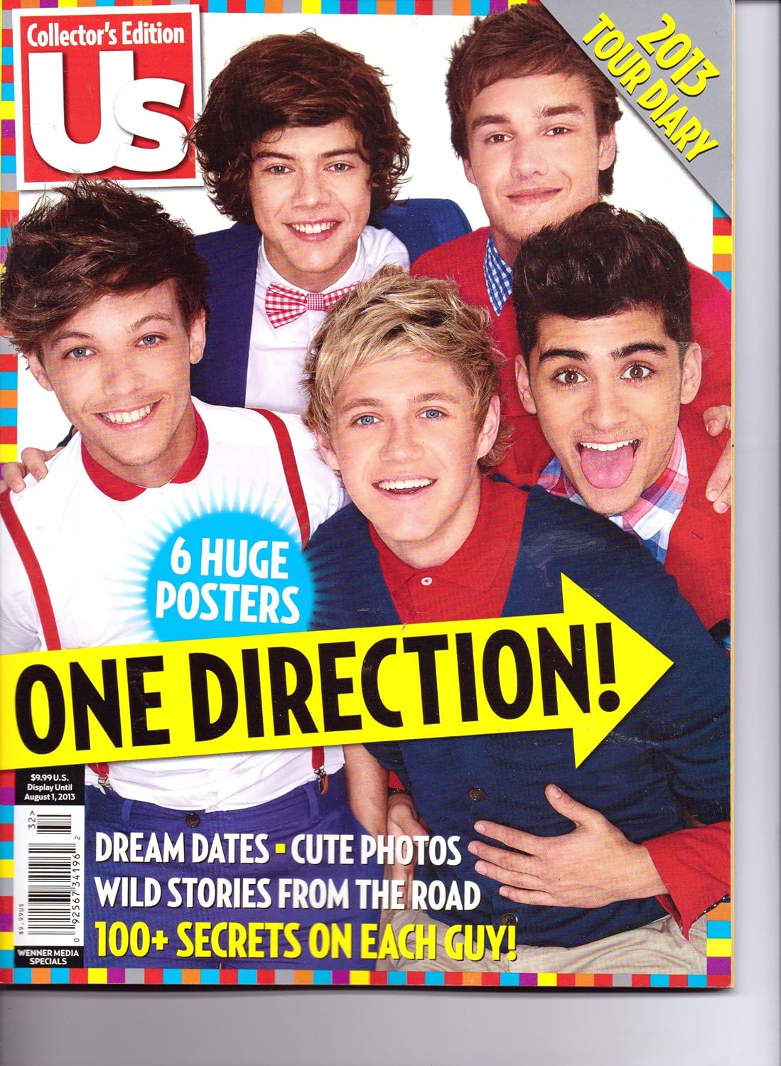 ONE DIRECTION - Us Collector's Edition - 6 Huge Posters - 2013 Tour ...