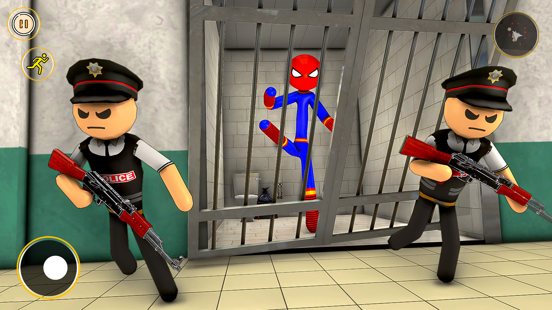 Stickman Prison Hero Escape Jailbreak - Open World Police Crime Chase ...
