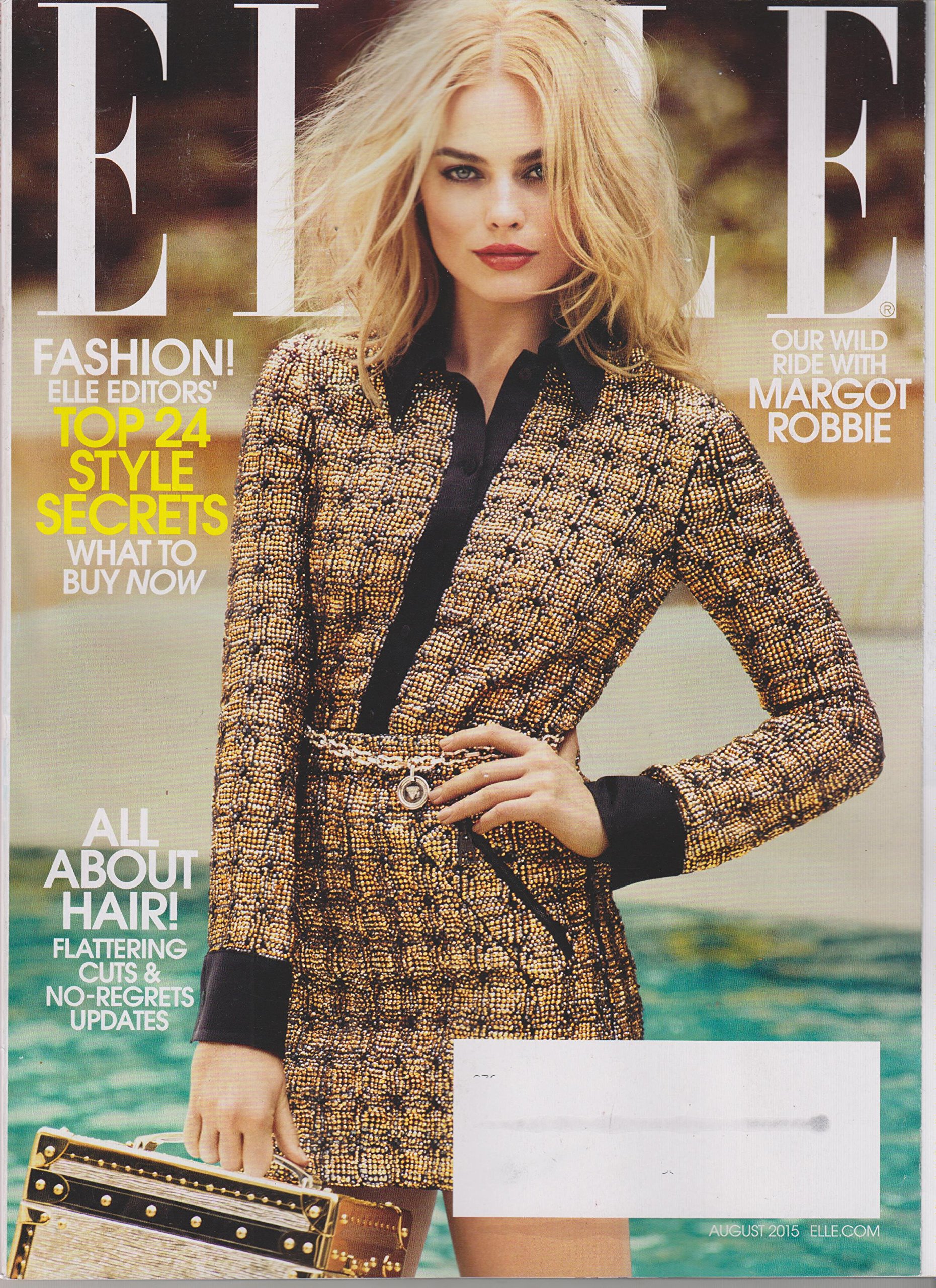 Amazon.com: Elle August 2015 Our Wild Ride with Margot Robbie: Books