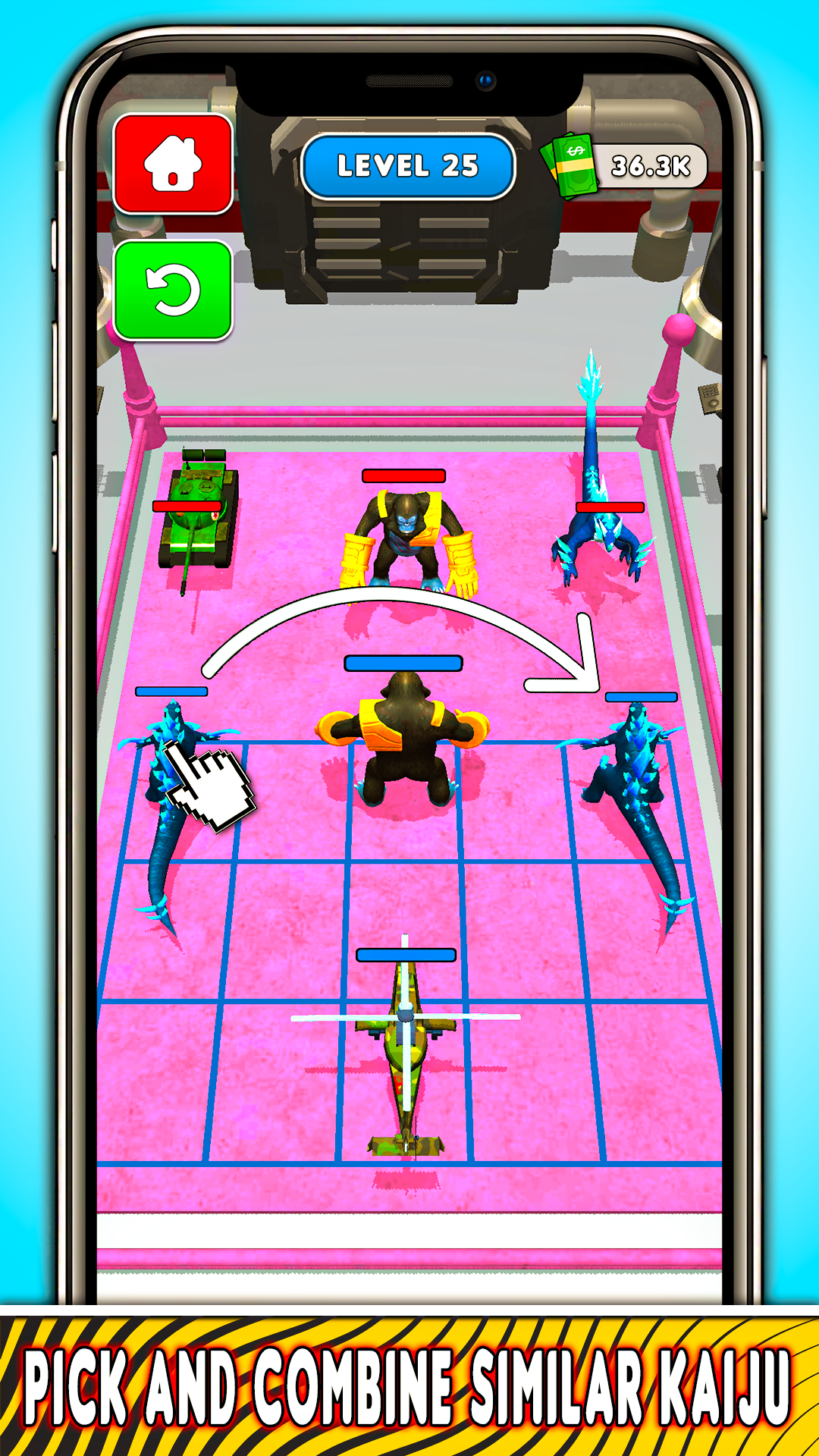 Kaiju Monster Merge Battle Strategic Combat Fusion Master: Merge and ...