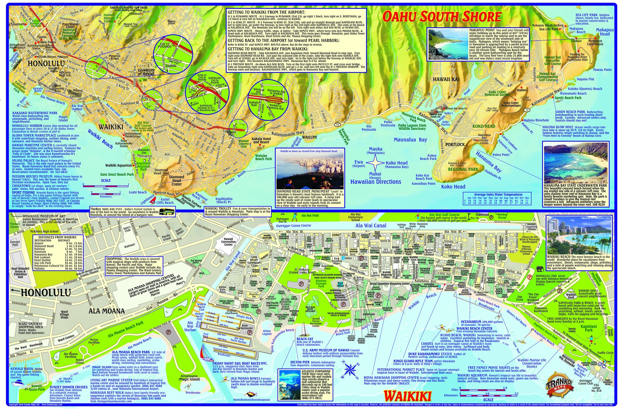 Waikiki Aquarium Map
