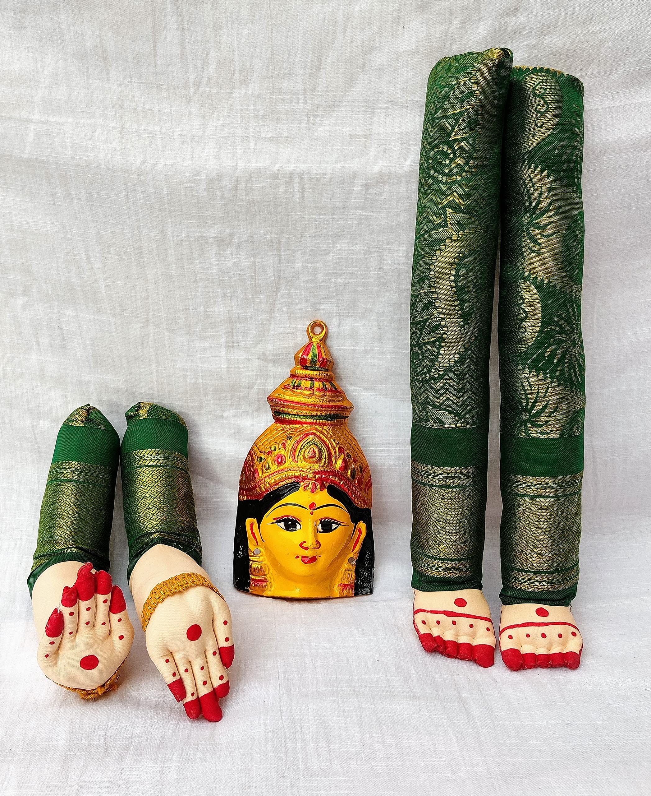 Pujacelebrations Hastham Padham Devi Face Set Hands And Legs 6x11 ...