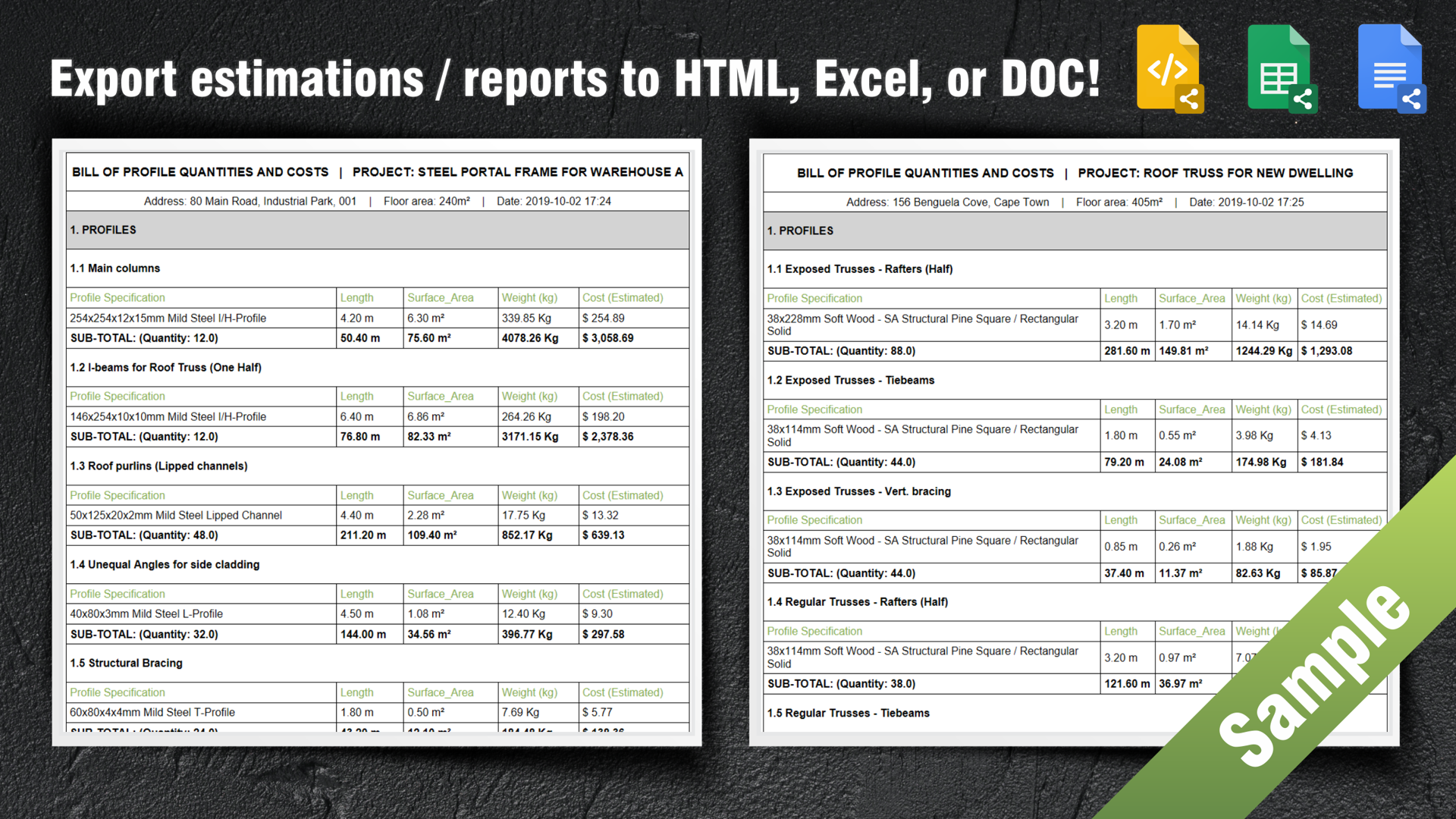 ProfileCALC Pro – Profile weight & surface calculator - App on Amazon ...
