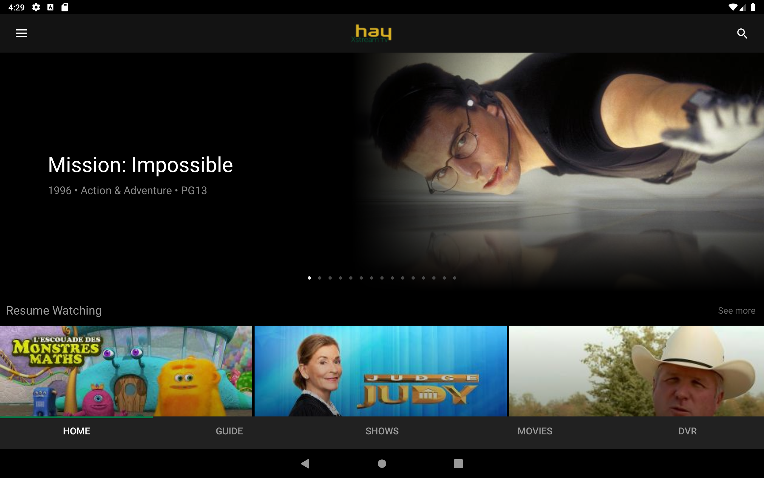 Hay Xstream TV - App on Amazon Appstore