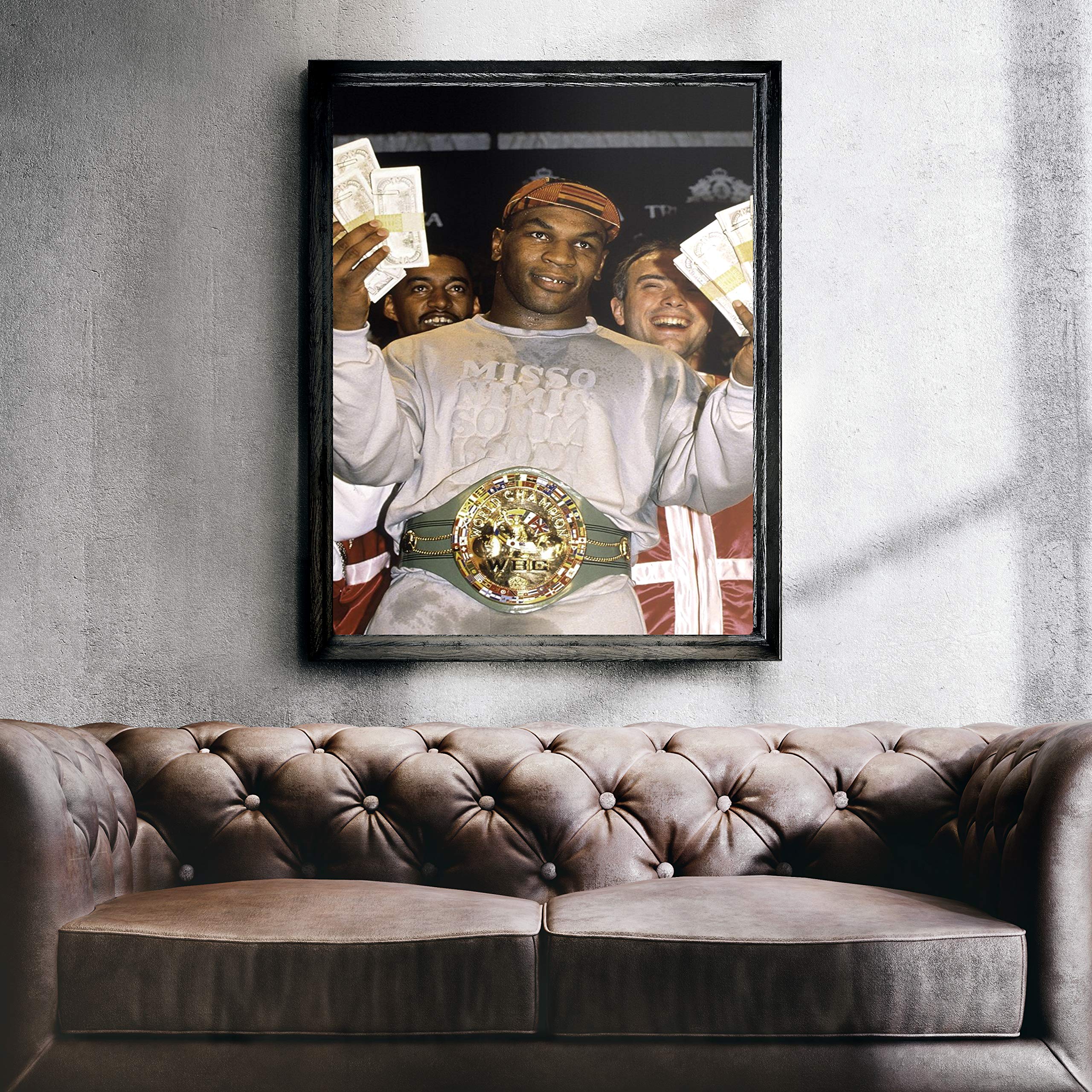 Mike Tyson Holding Money