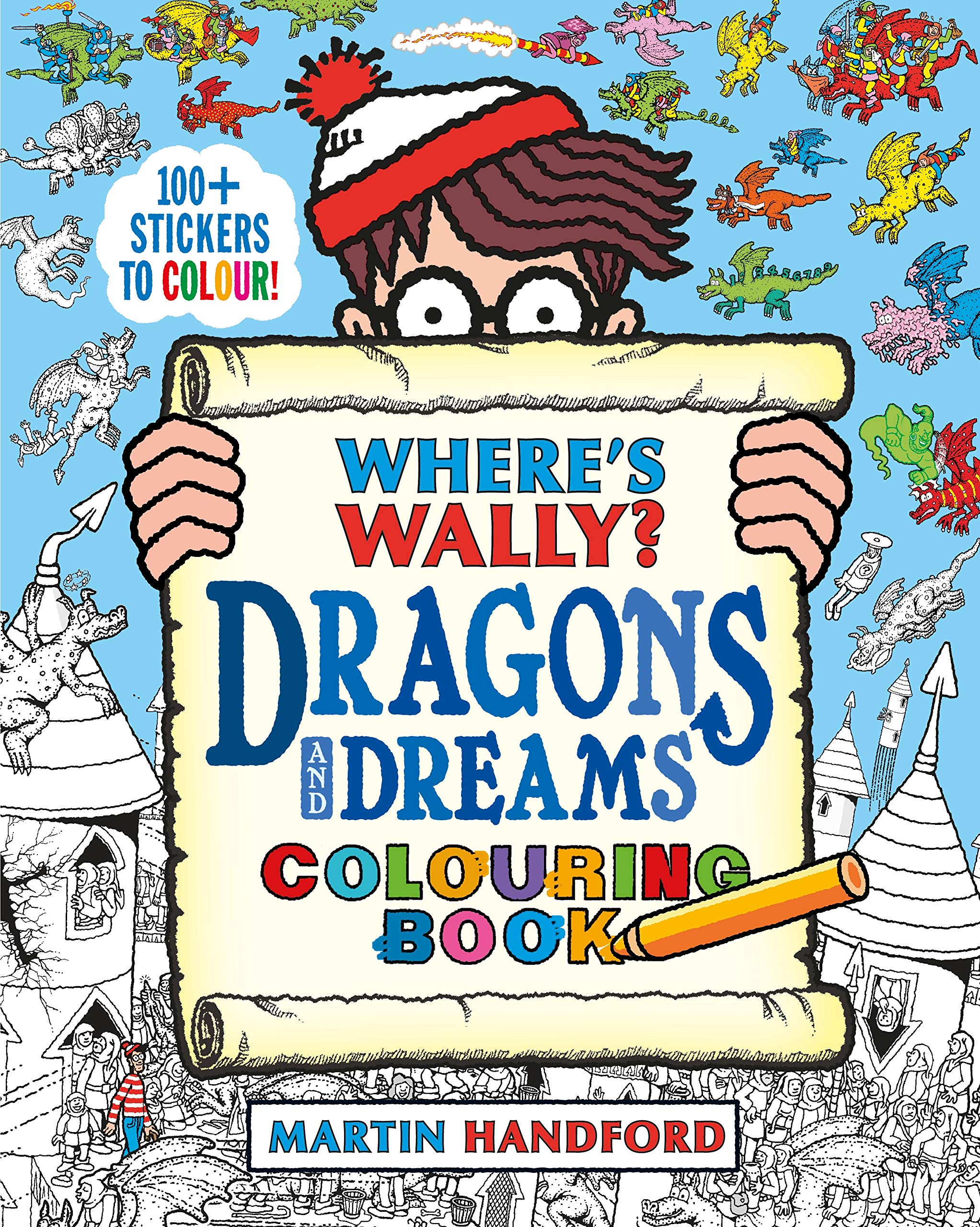 Buy Where's Wally? Dragons and Dreams Colouring Book Online at desertcartGB