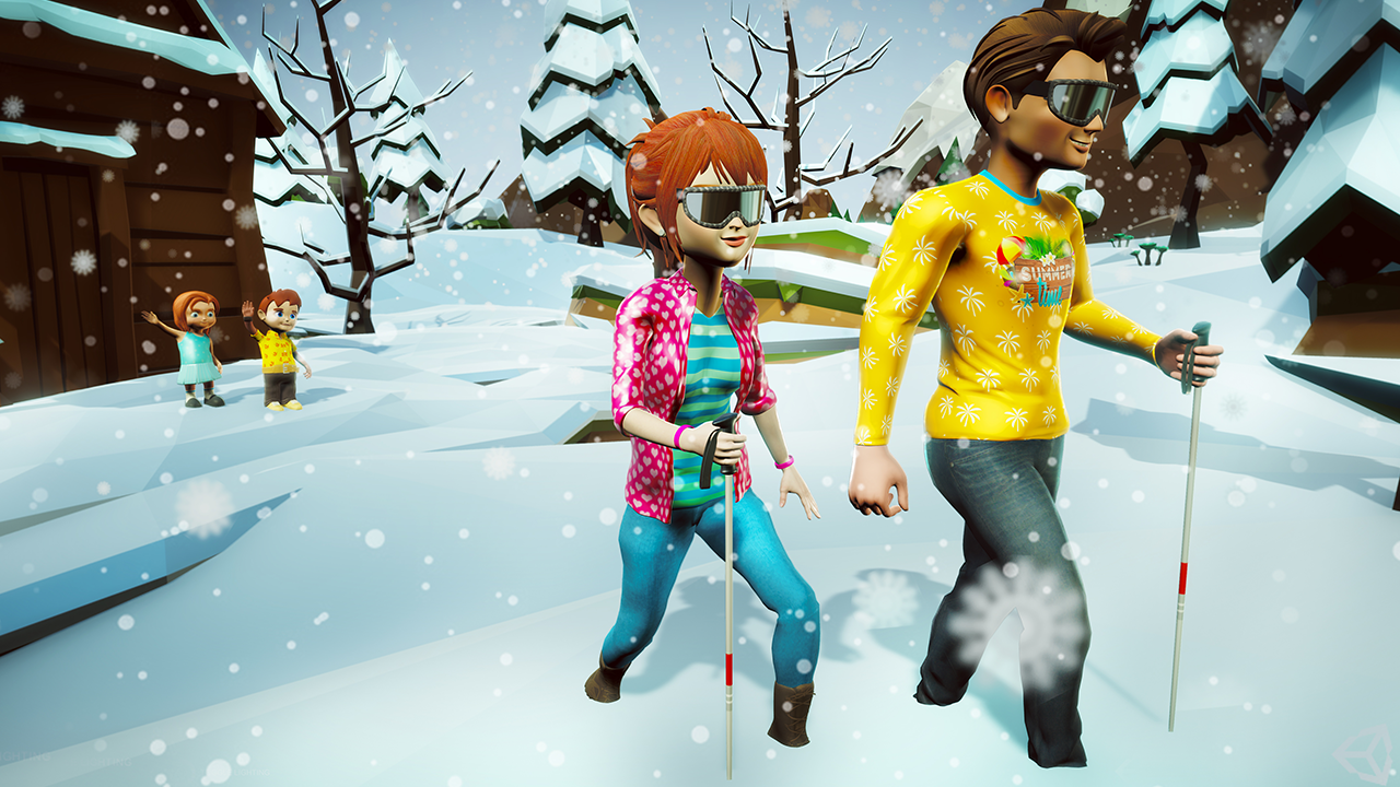 Virtual Holiday Adventure Family Fun Simulator 3D: Happy Family ...