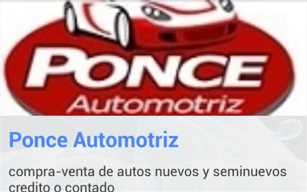 Ponce Automotriz - App on Amazon Appstore